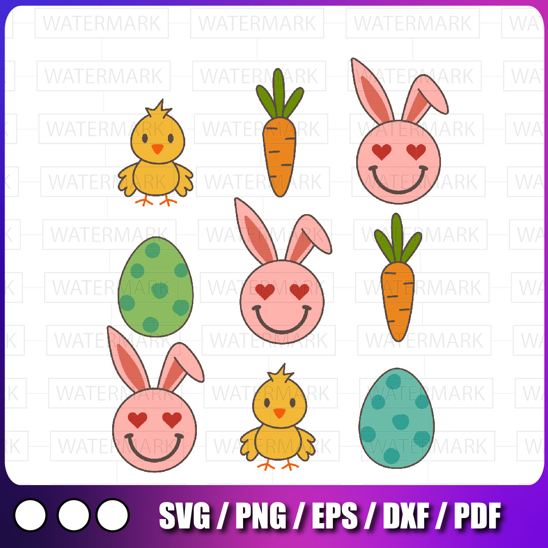 Spring Clipart, Easter Clipart, Bunny SVG, PNG, Spring Graph | Inspire ...