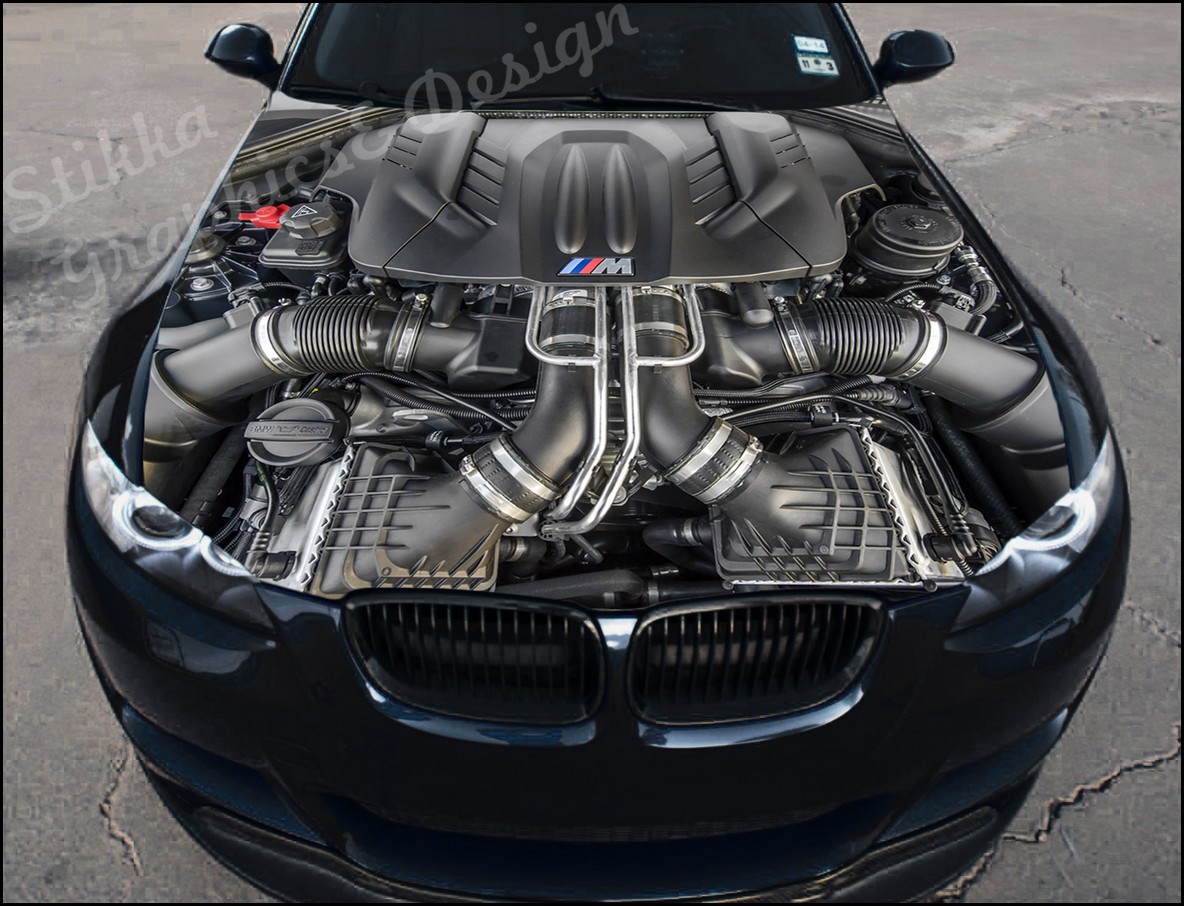 Vinyl Car Hood Wrap Full Color Graphics Decal Engine Sticker | Inspire ...