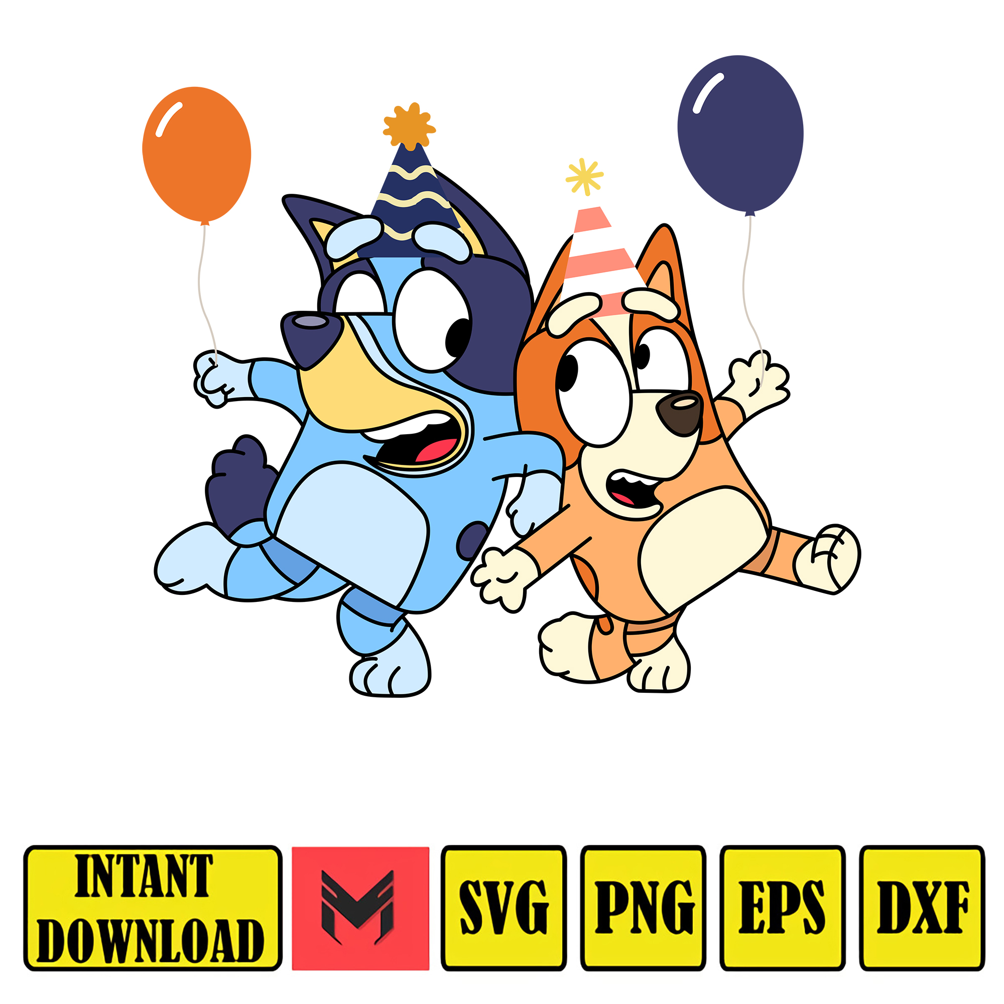 Bluey Family Party Png, Bluey Heeler Instant Download png, B - Inspire ...