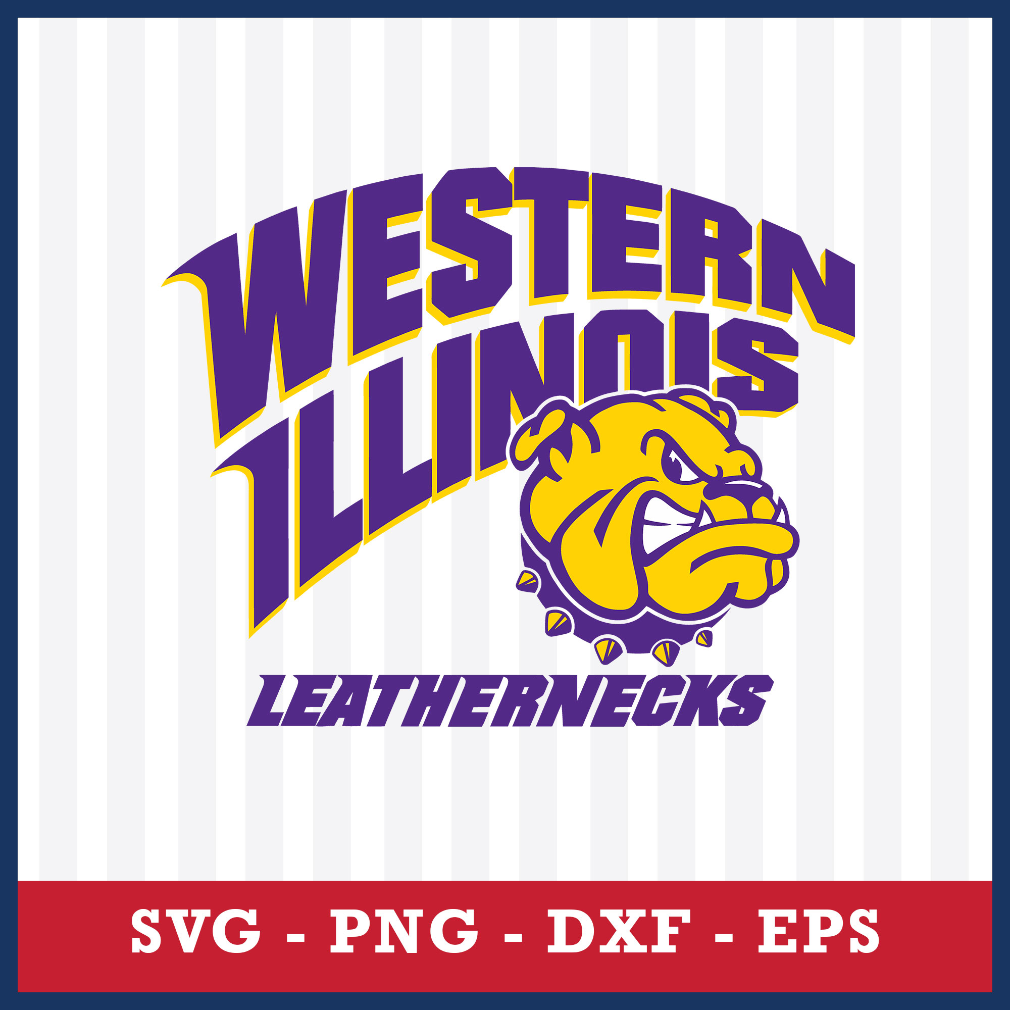 Western Illinois Leathernecks Svg, Western Illinois Leathern | Inspire ...