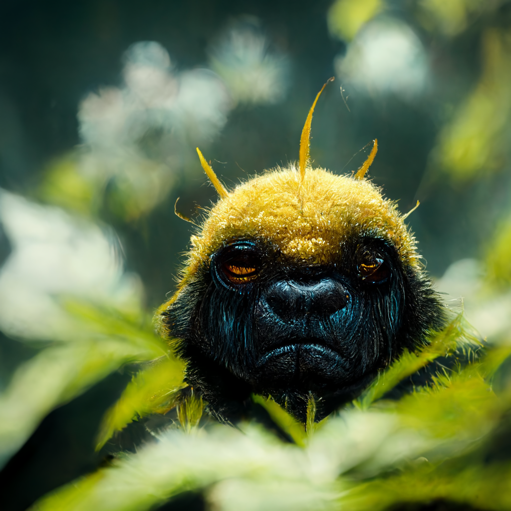 gorilla and bee | Inspire Uplift