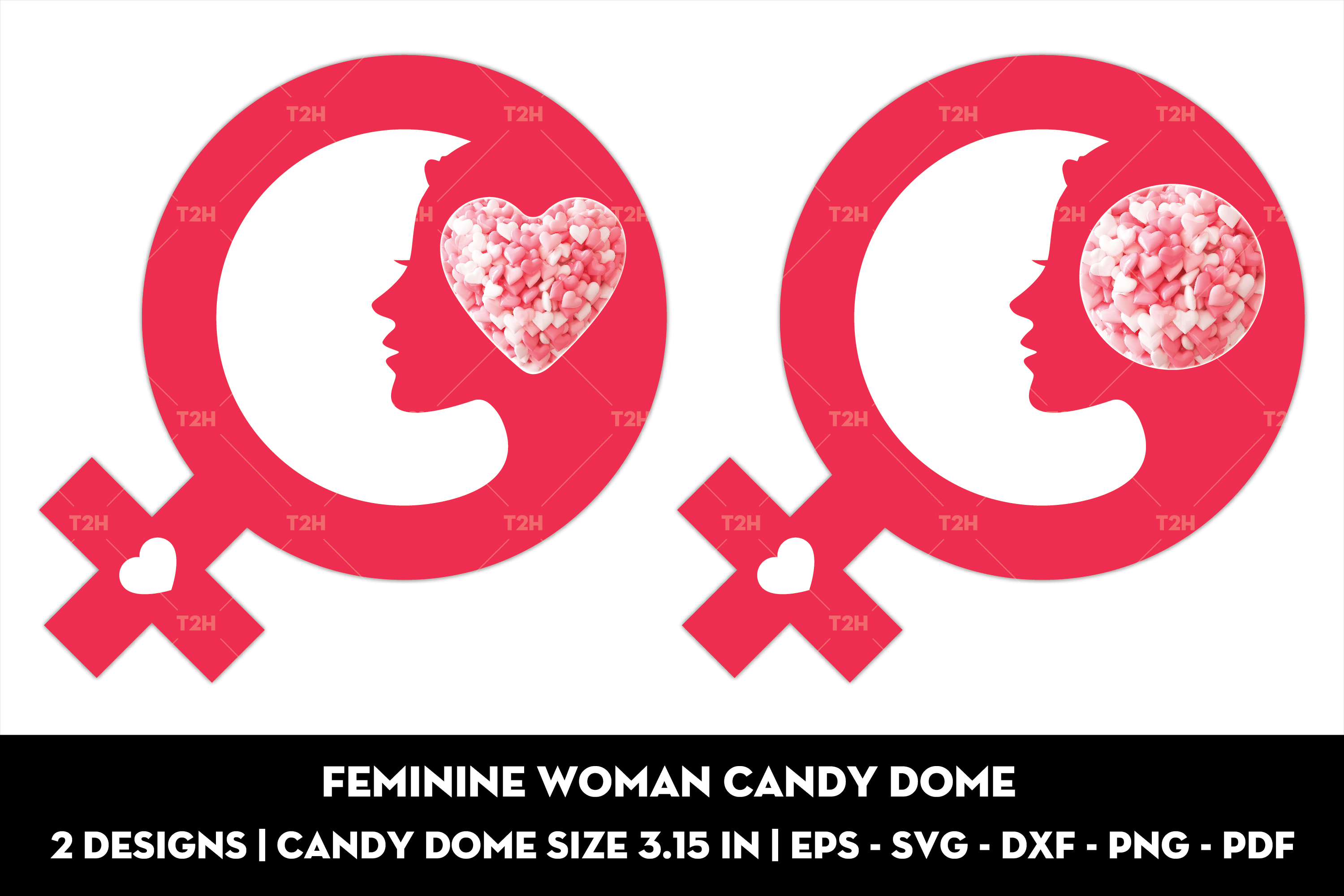 Feminine woman candy dome | Inspire Uplift