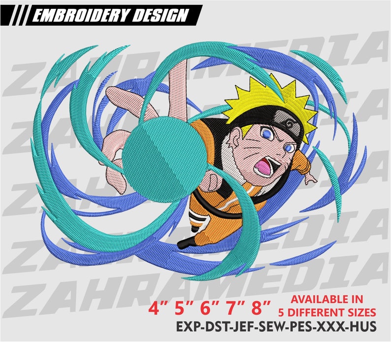 Anime Inspired Embroidery Designs, Machine Embroidery Design | Inspire ...