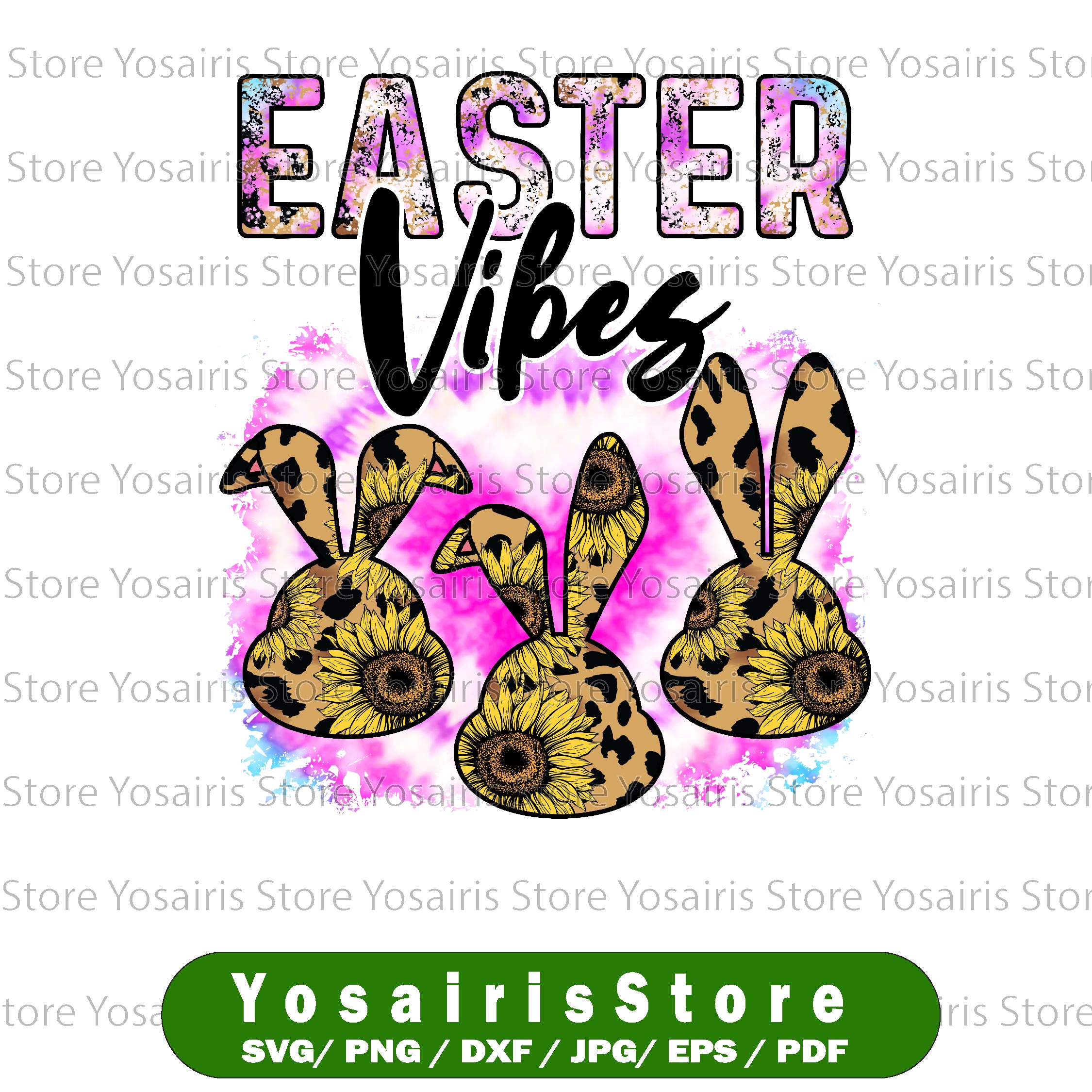 Easter Png, Easter Vibes Png Sublimation, Happy Easter Bunny | Inspire ...