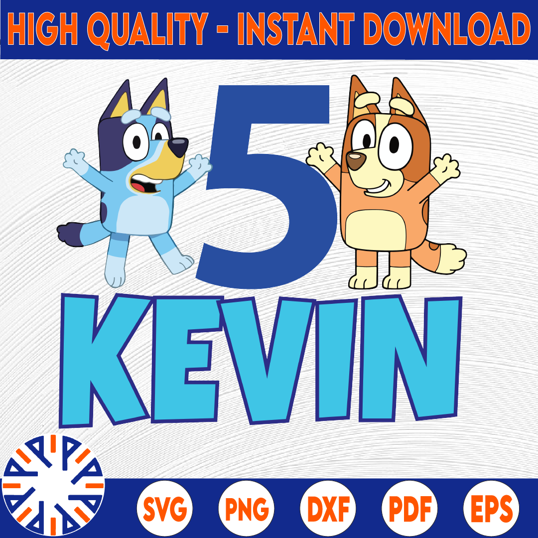 Bluey and Bingo Bro Birthday Family - Bluey And Bingo - Posters and Art ...