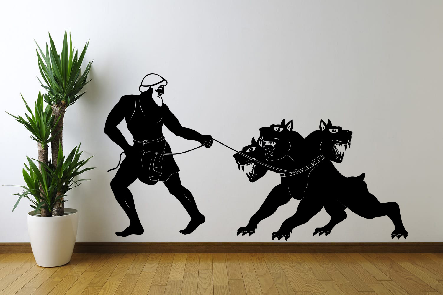 Hercules Sticker, Greek Mythology, Heracles And Cerberus, Th | Inspire ...