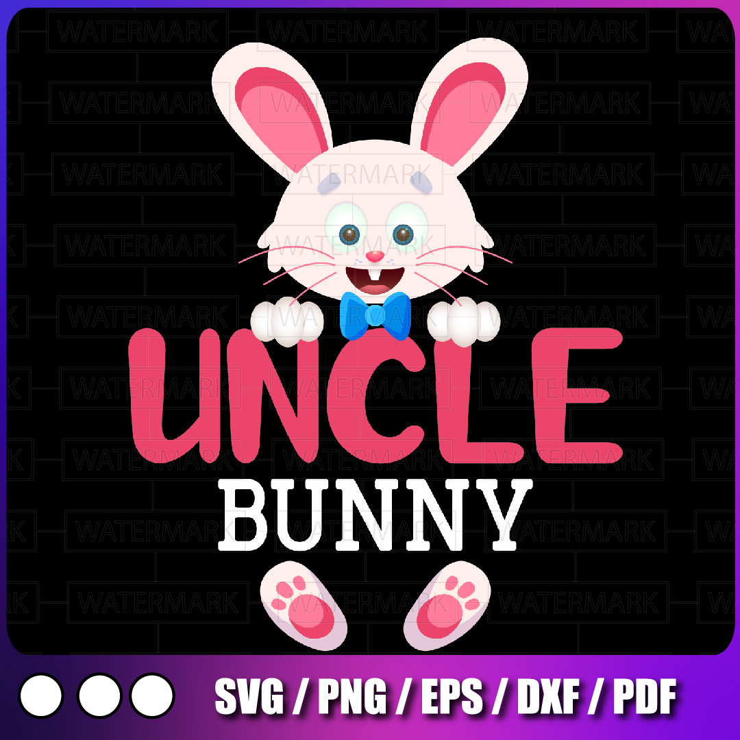 Uncle Bunny | Bunny Ears svg | Easter | Uncle svg | Dxf | E | Inspire ...