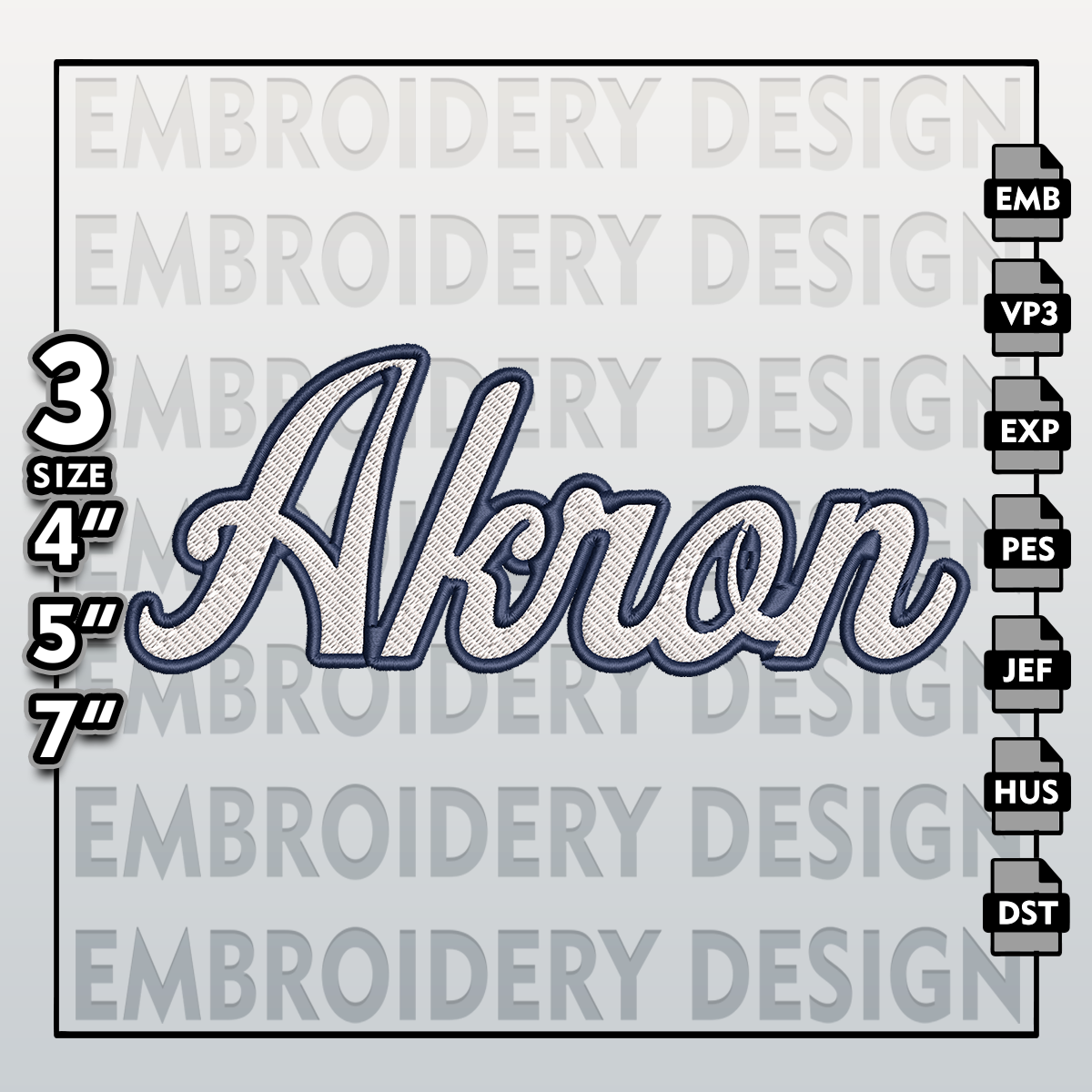 Akron Zips Embroidery Files, NCAA Logo Embroidery Designs, N | Inspire ...