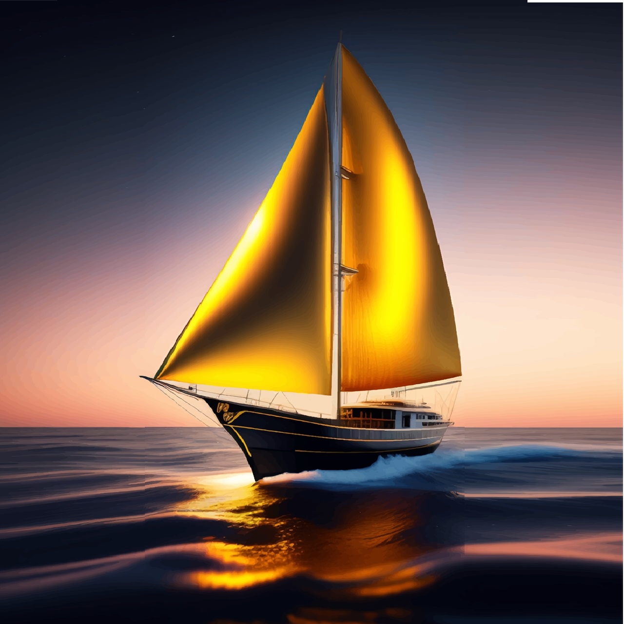 Golden Sail Yacht Boating Design Nautical Life Digita Inspire golden-sail-yacht-boating-design-nautical-life-digita-inspire