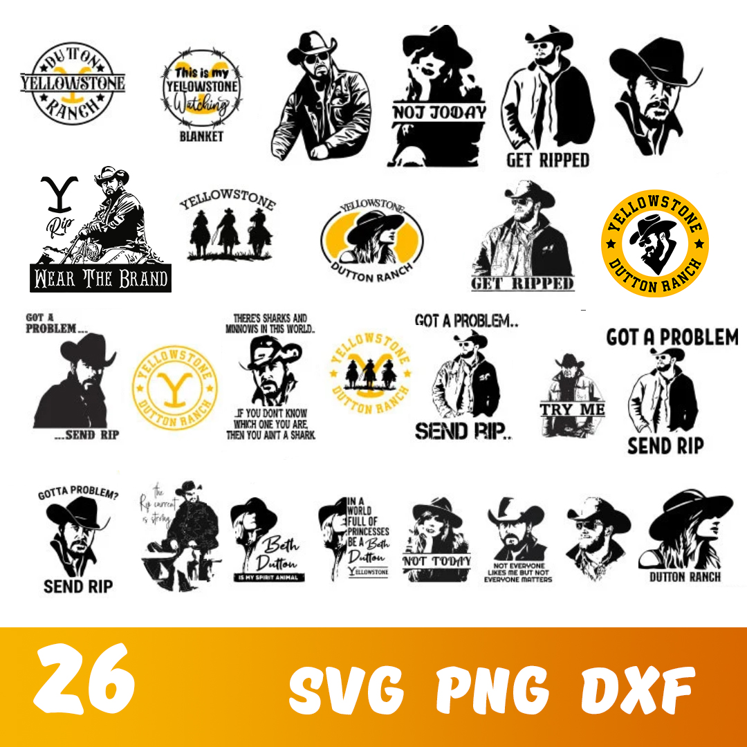 yellowstone svg, yellowstone bundle svg, yellowstone svg fil | Inspire ...