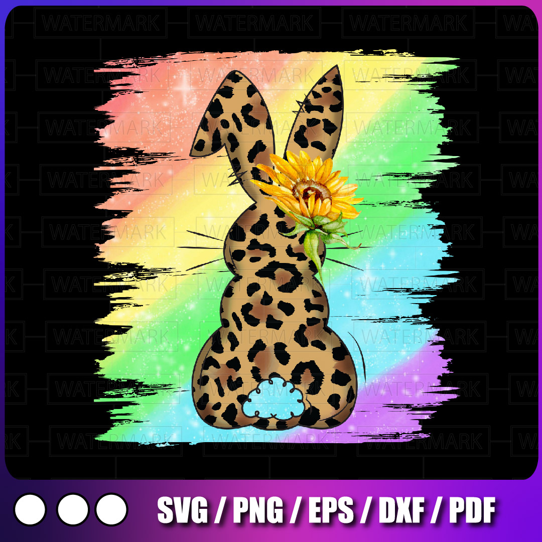 Leopard Bunny png,Easter Sublimation Design Downloads,Instan - Inspire ...