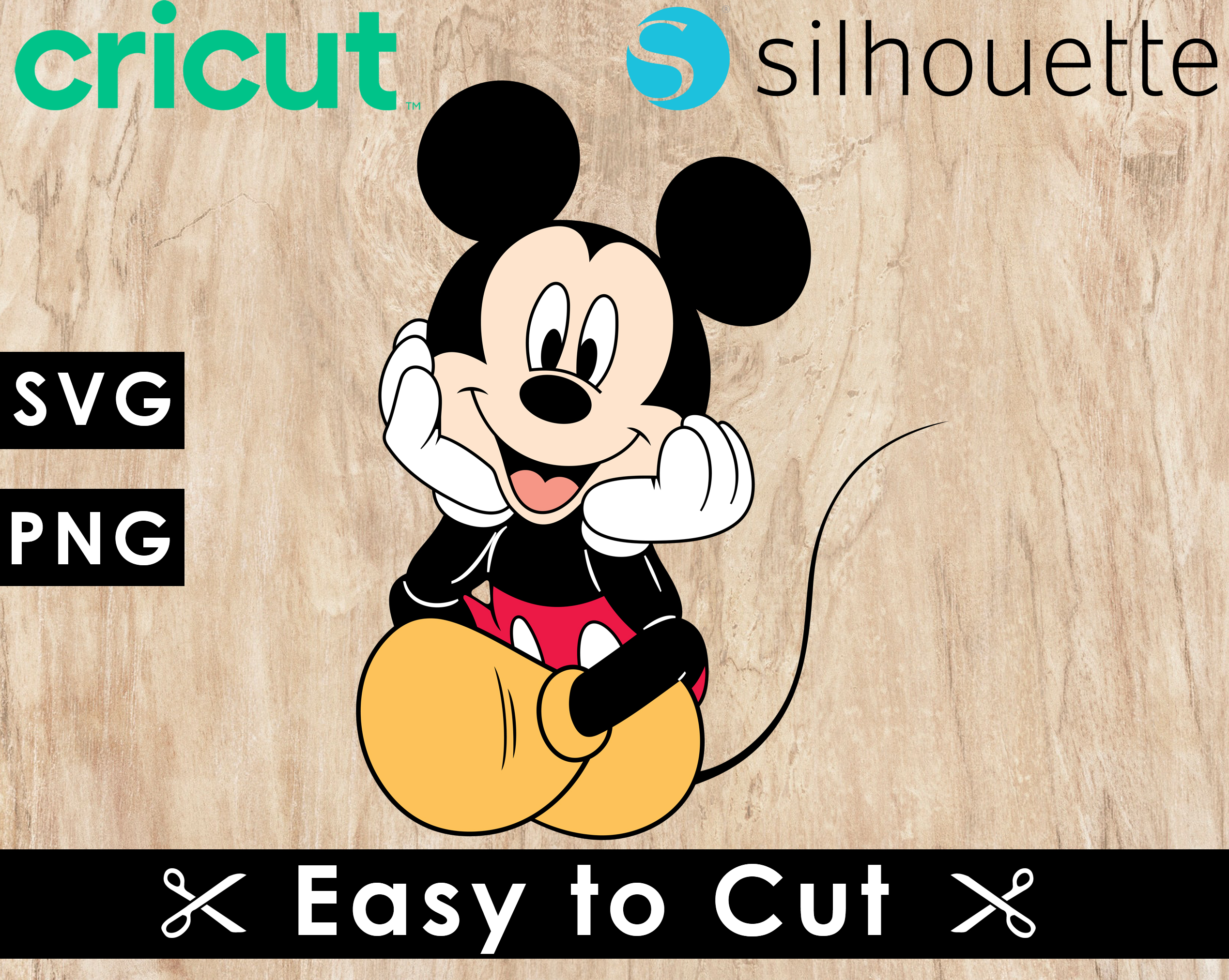 Mickey Mouse Svg Files, Mickey Mouse Png Files, Vector Png I | Inspire ...