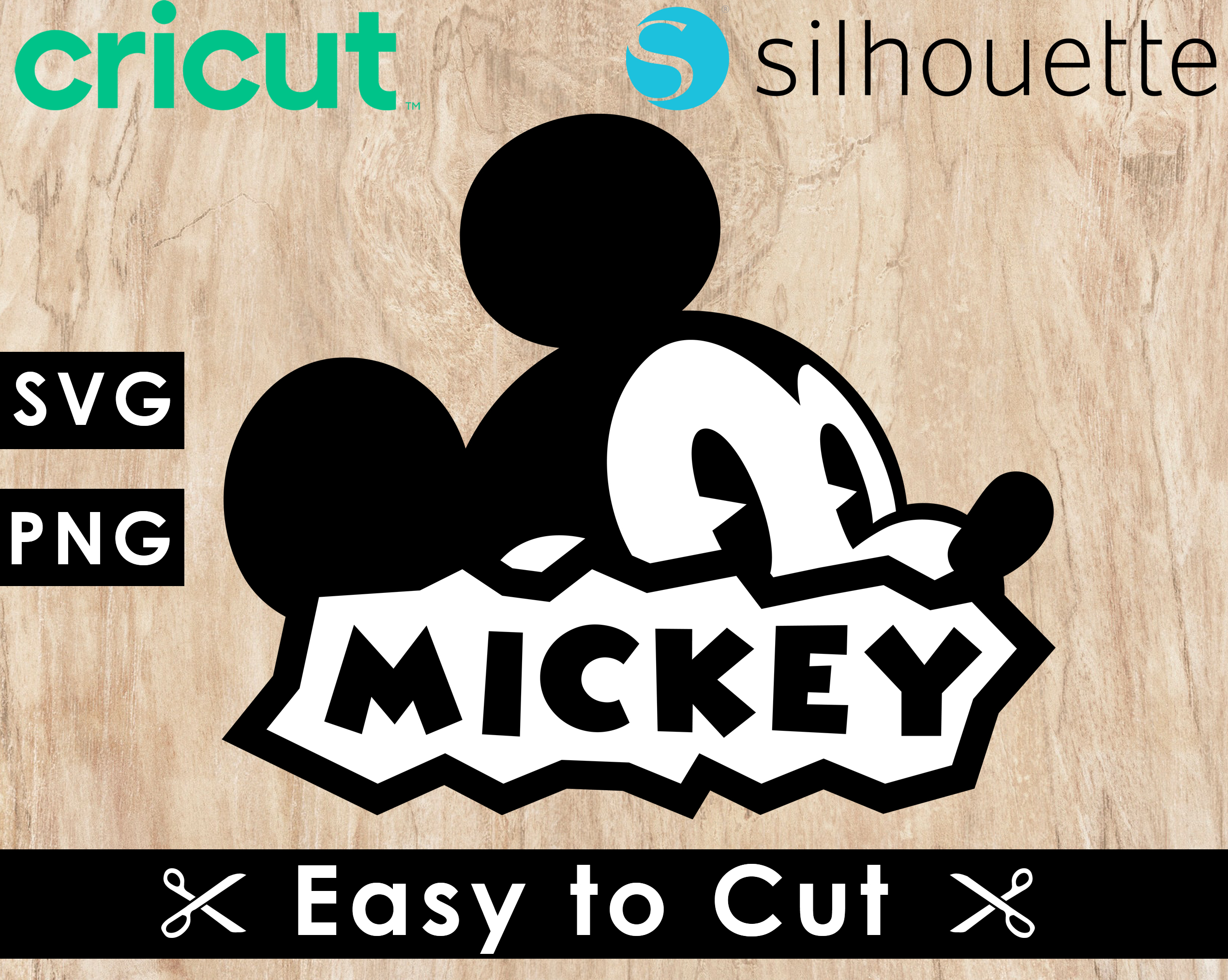 Mickey Mouse Svg Files, Mickey Mouse Png Files, Vector Png I | Inspire ...