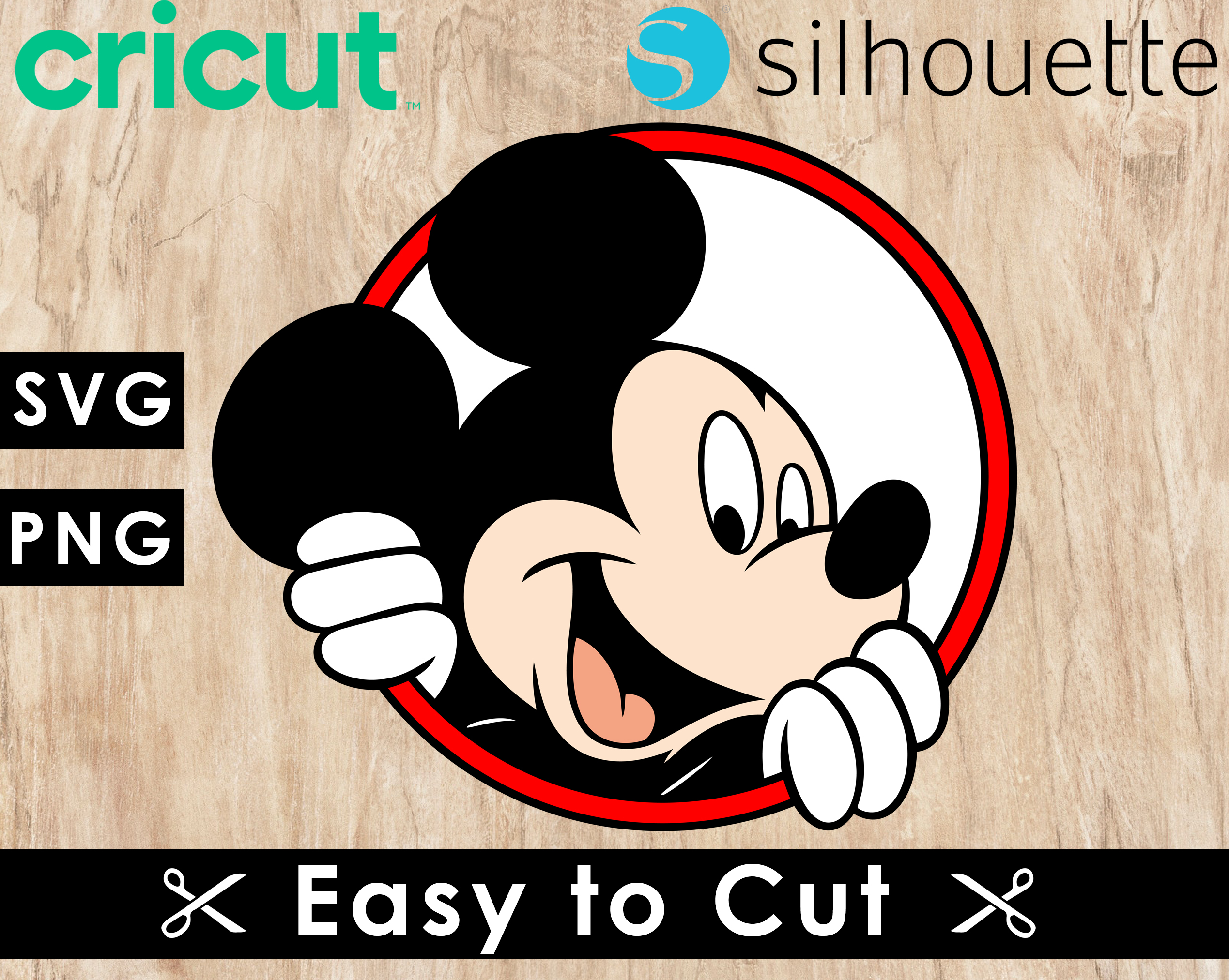 Mickey Mouse Svg Files, Mickey Mouse Png Files, Vector Png I | Inspire ...