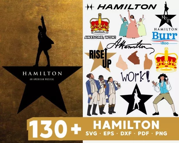 130 HAMILTON SVG BUNDLE - SVG, PNG, DXF, EPS, PDF Files For | Inspire ...