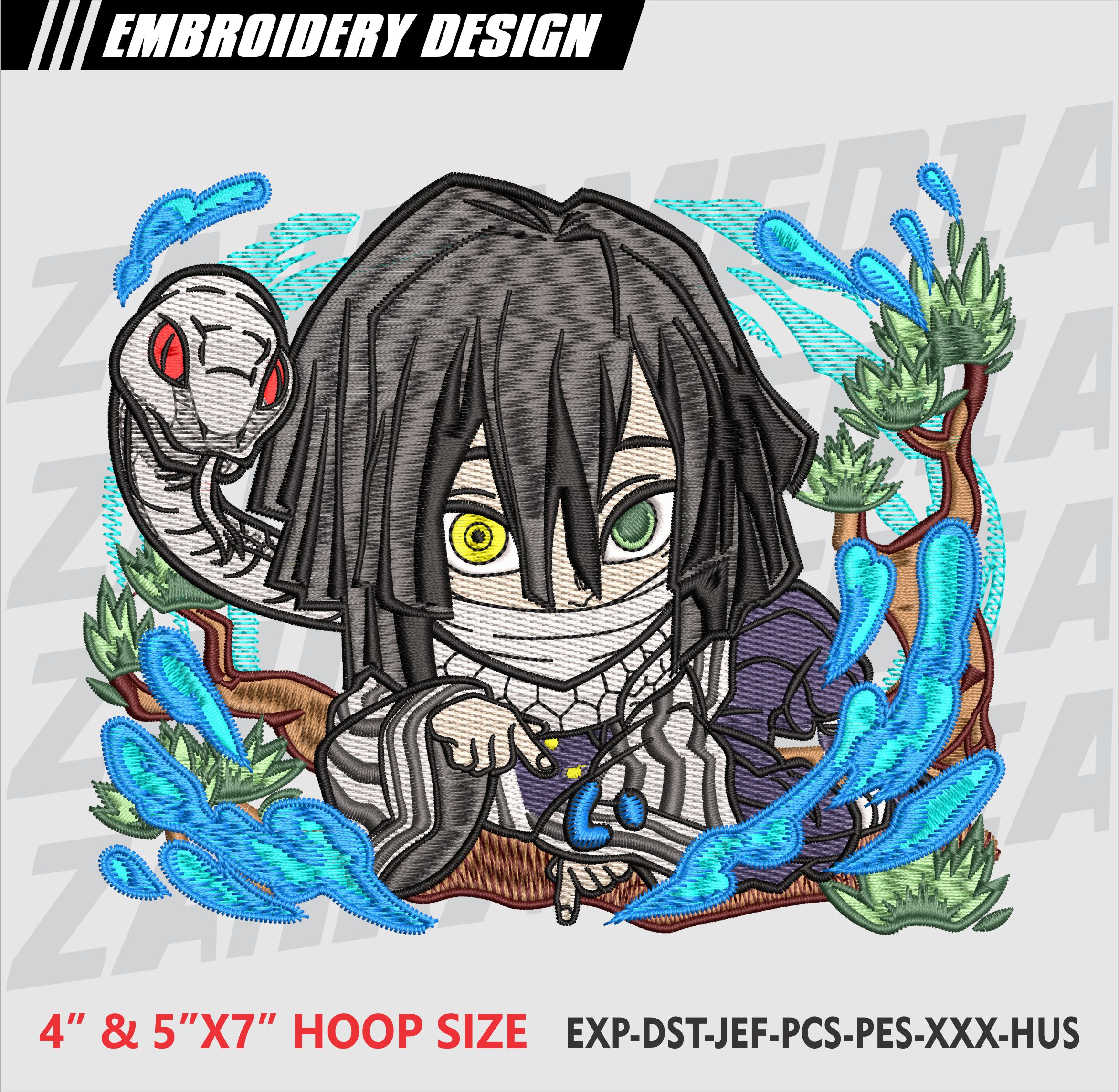 Anime Inspired , Machine Embroidery Design, Files, INSTANT D | Inspire ...