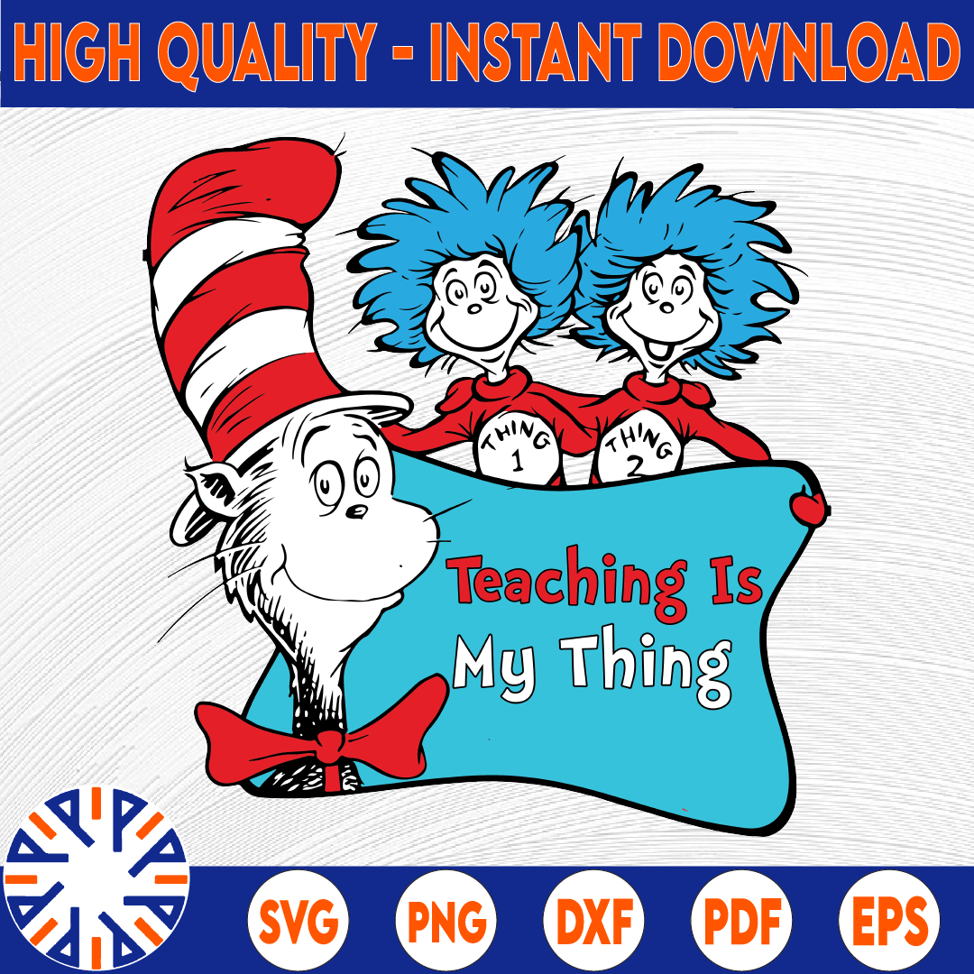 Teaching is my thing svg, Teacher, teachers svg, Thing one t | Inspire ...