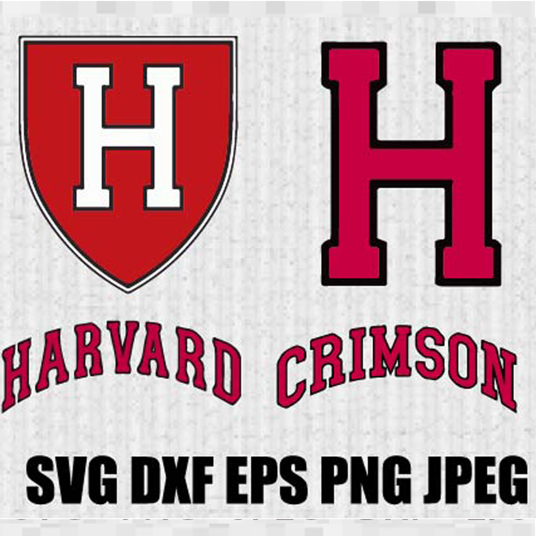 Harvard Crimson SVG PNG JPEG DXF Digital Cut Vector Files f - Inspire ...