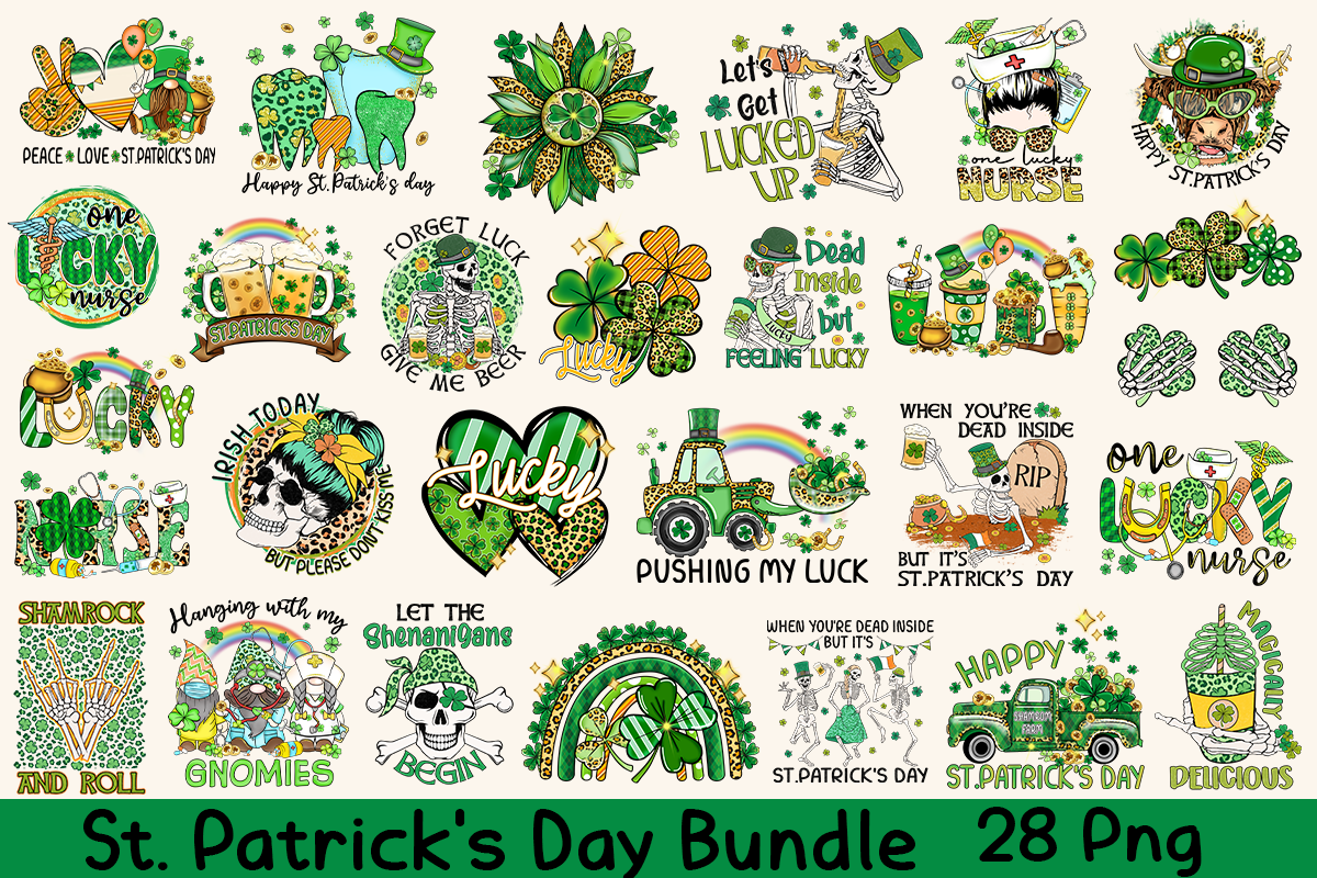 28 PNG Of St Patricks Day Bundle Patricks Day Quotes Sublima - Inspire ...