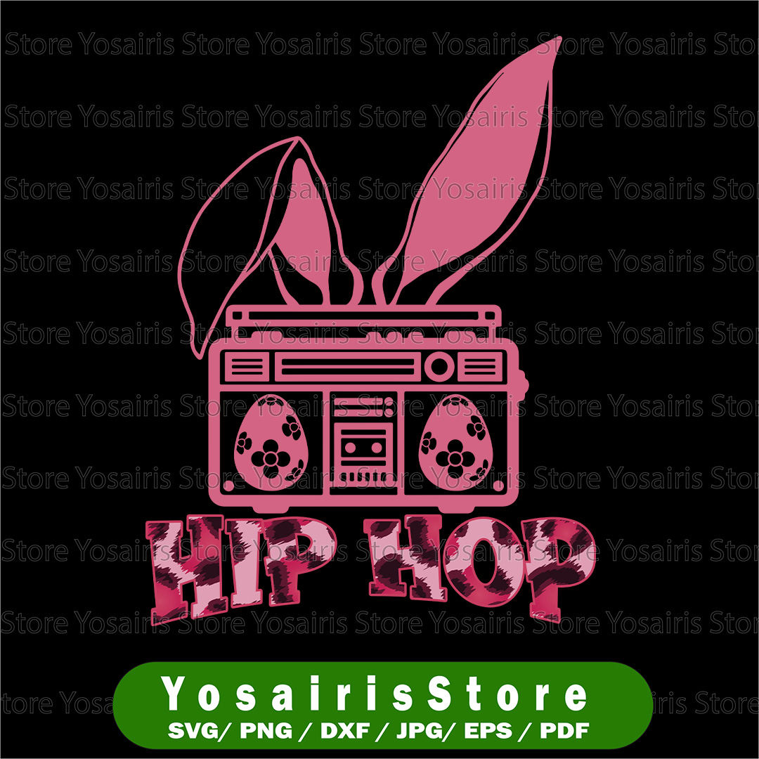 Hip Hop Boomrock Leopard, Pink Hip Hop, Happy Easter Day PnG | Inspire ...