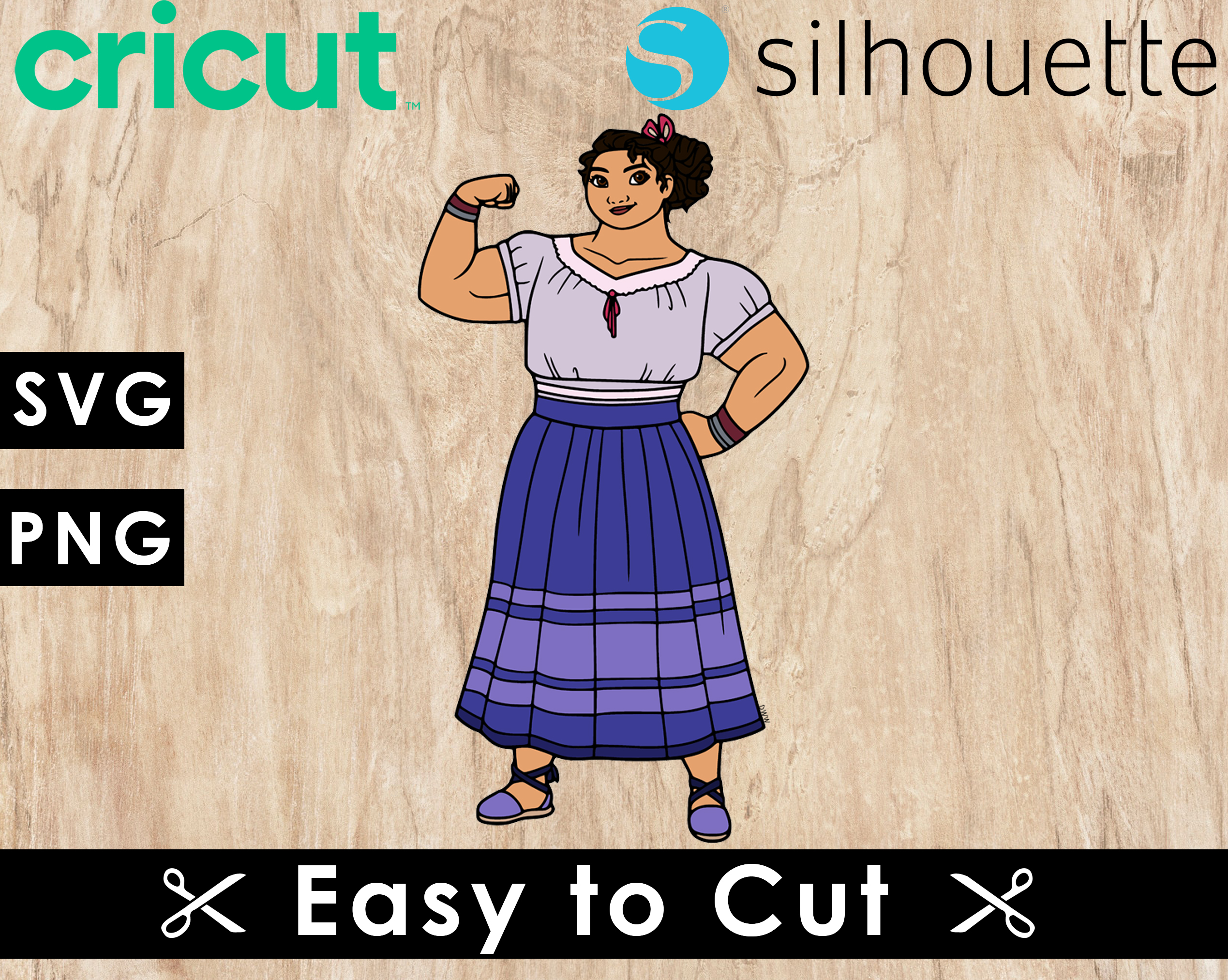 Encanto Louisa Svg Files, Encanto Louisa Png Files, Vector P | Inspire ...