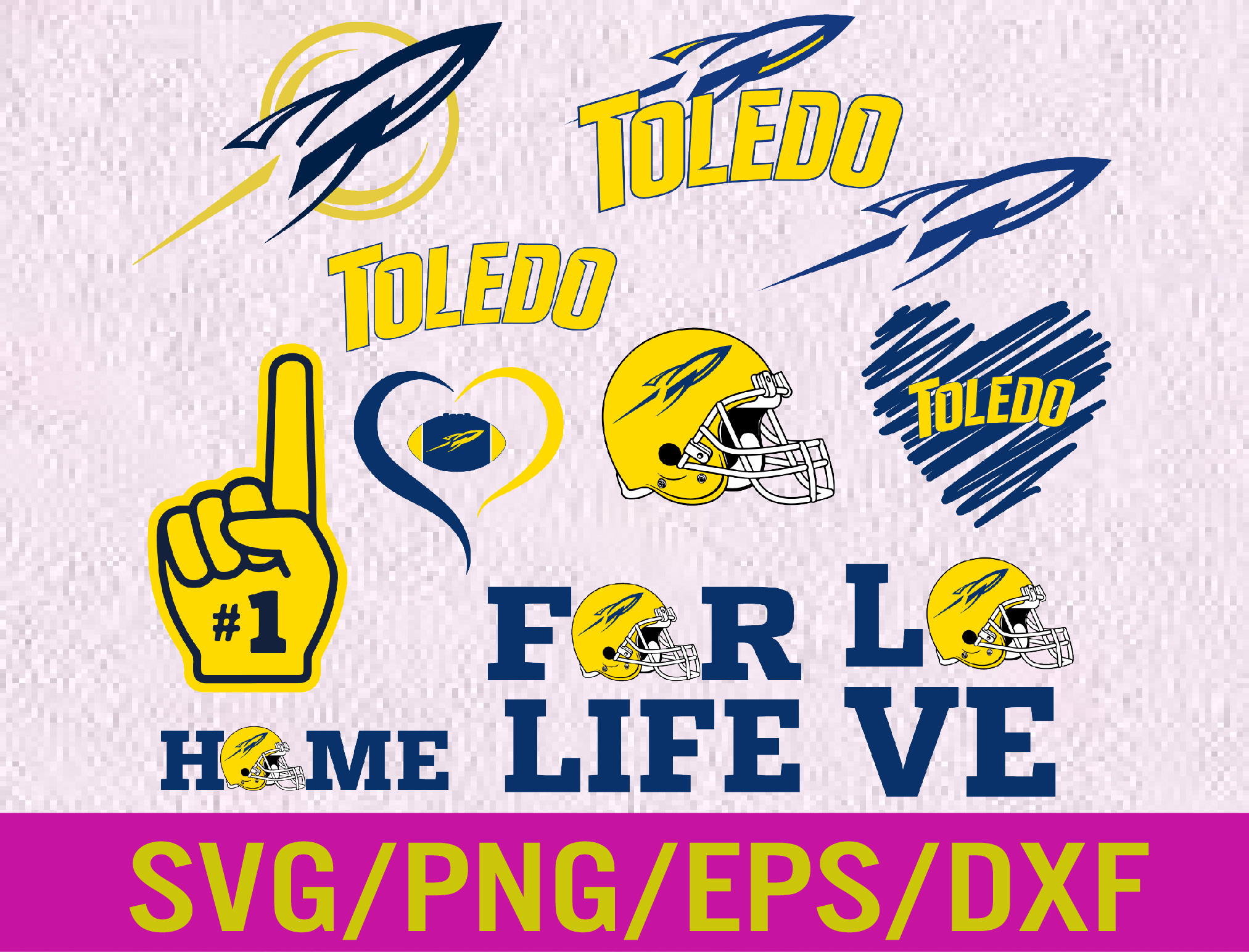 Toledo-Rockets svg, n-c-aa team, Logo bundle, Instant Downlo | Inspire ...