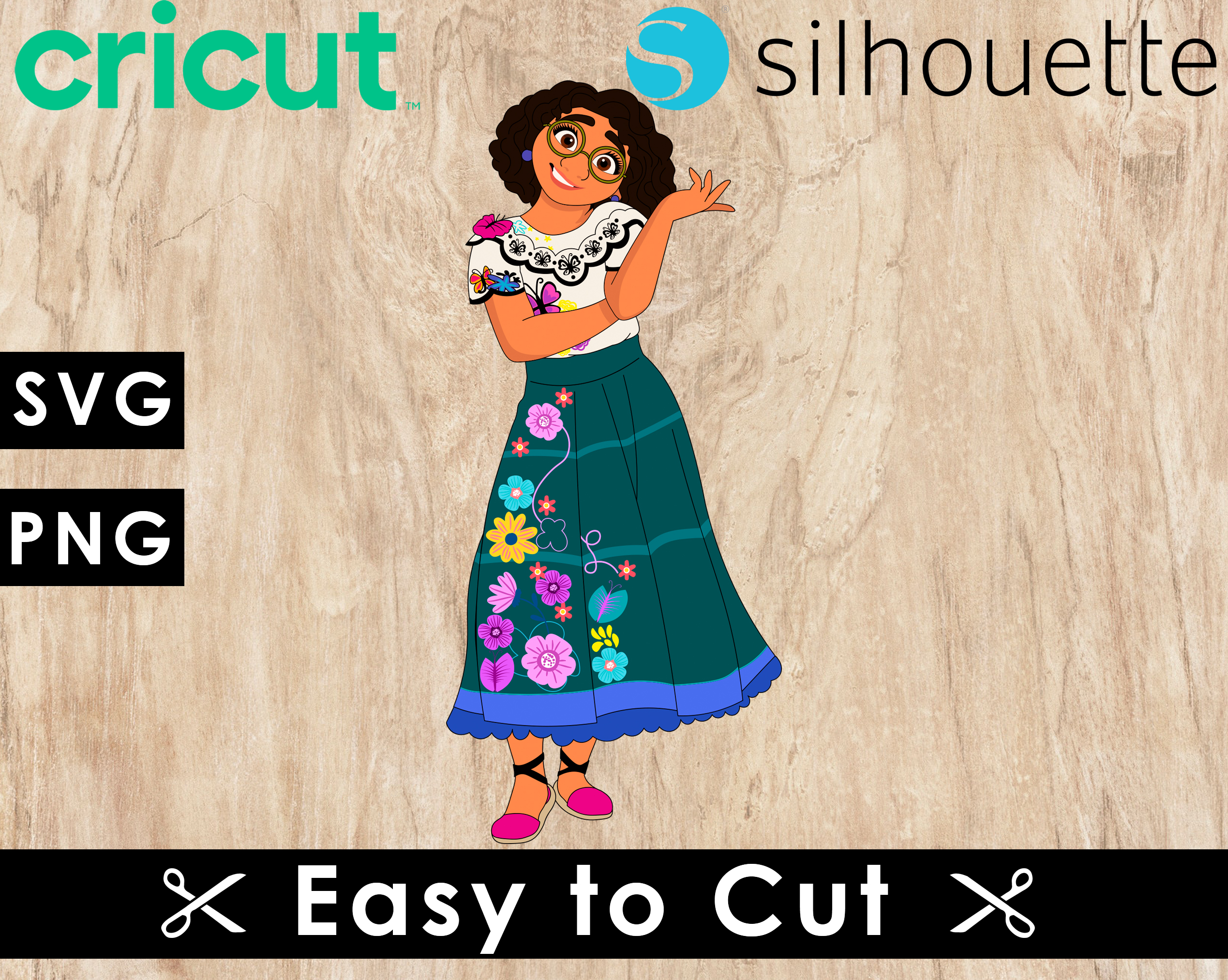 Encanto Mirabel Svg Files, Encanto Mirabel Png Files, Vector | Inspire ...