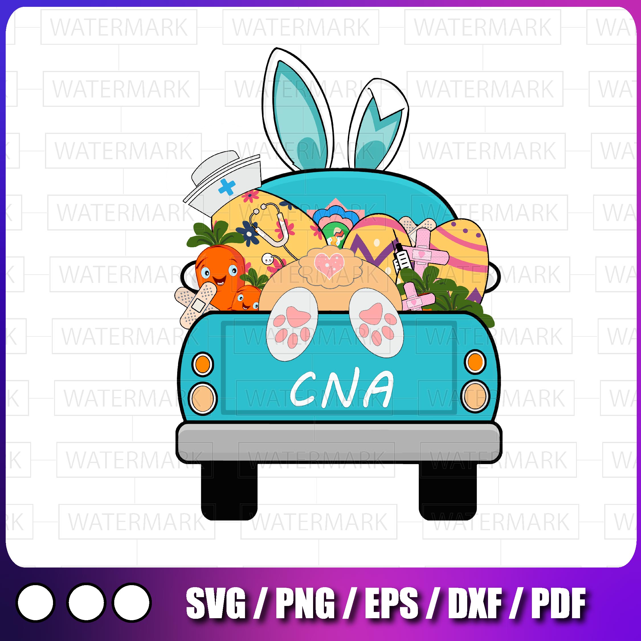 Easter png, Easter Truck PNG, CNA png, Easter bunny sublimat | Inspire ...