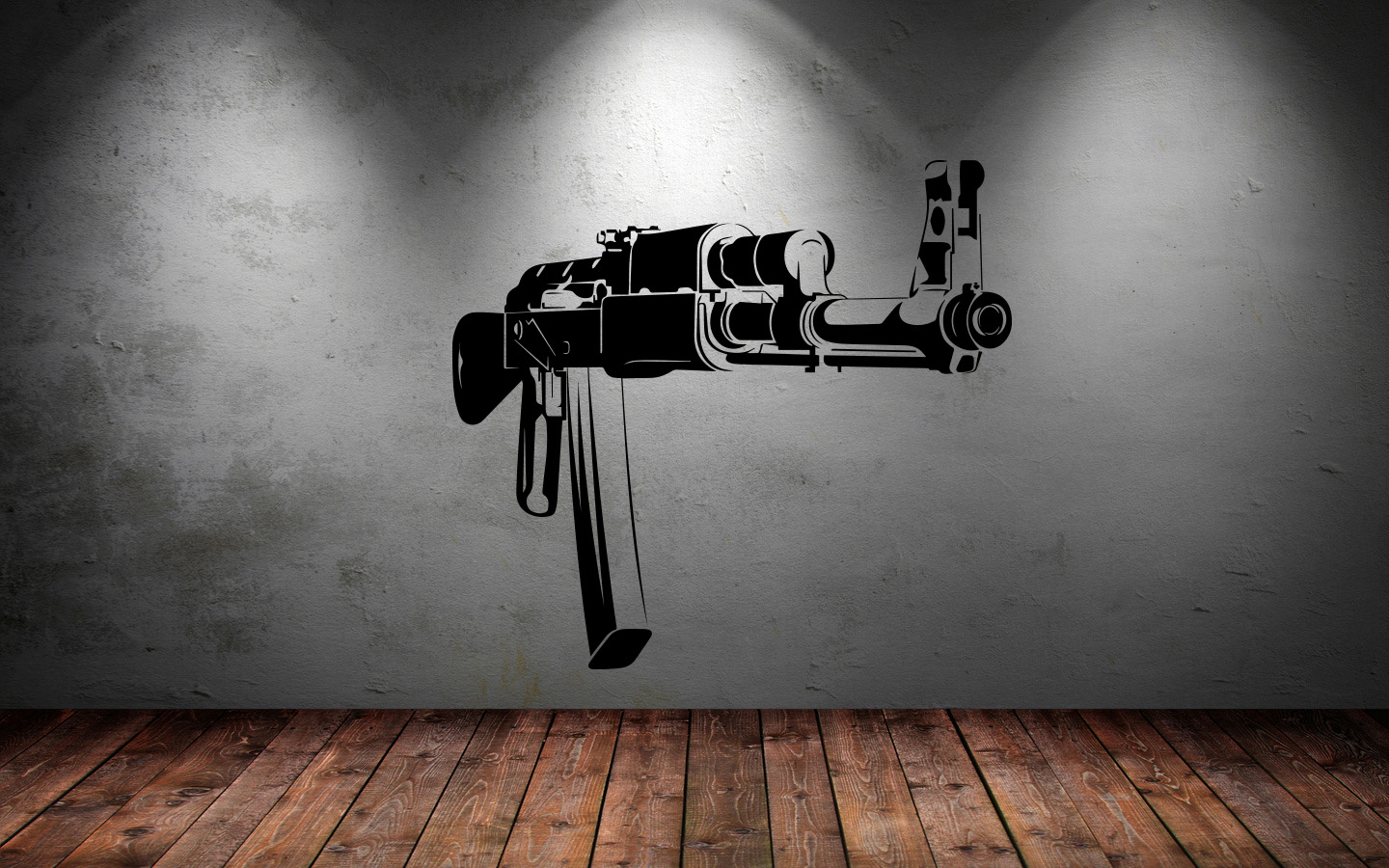 AK-47 Sticker, Kalashnikov Assault Rifle, Weapon, Car Sticke - Inspire ...