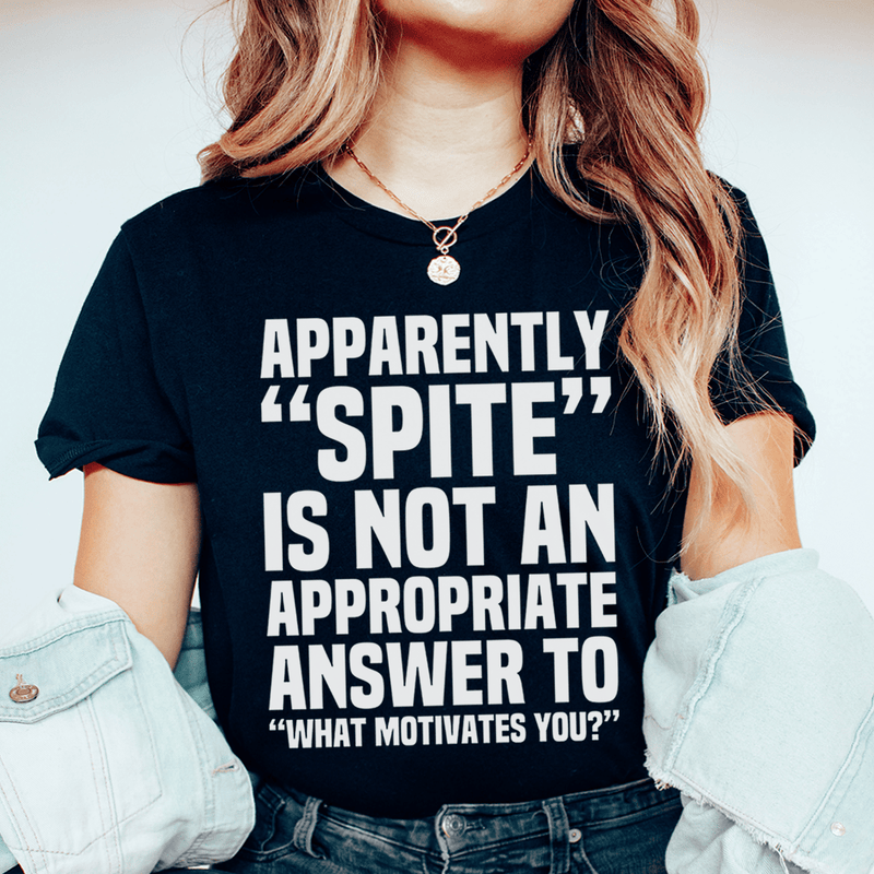 Apparently Spite Is Not An Appropriate Answer To What Motiva | Inspire ...