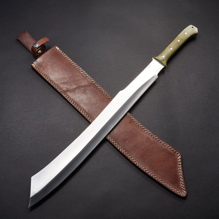 D2 Steel Hunting Short Machete Knife Beautiful Hunting Knife | Inspire ...