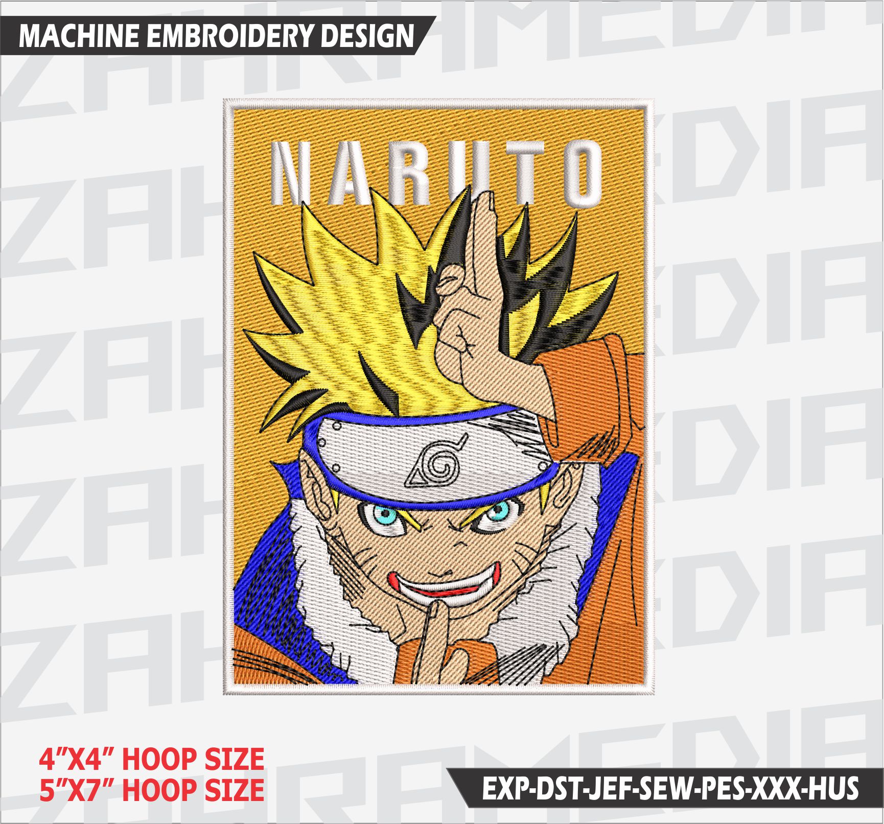 Anime Inspired , Machine Embroidery Design, Files, INSTANT D - Inspire ...