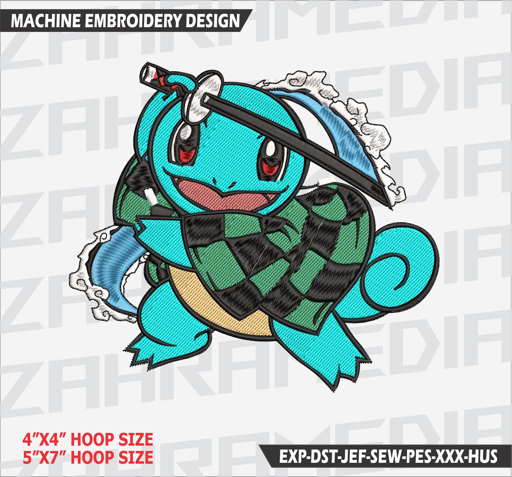 Anime Inspired , Machine Embroidery Design, Files, INSTANT D - Inspire ...