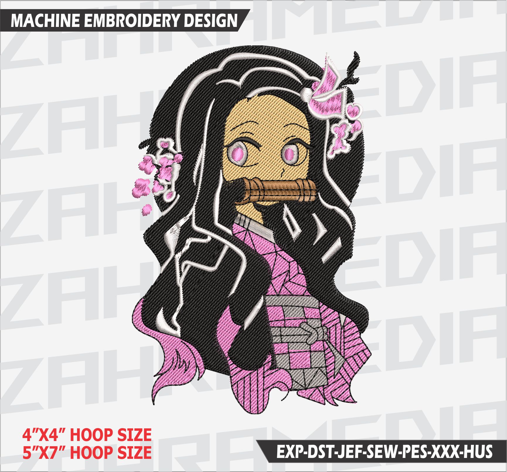 Anime Inspired , Machine Embroidery Design, Files, INSTANT D | Inspire ...