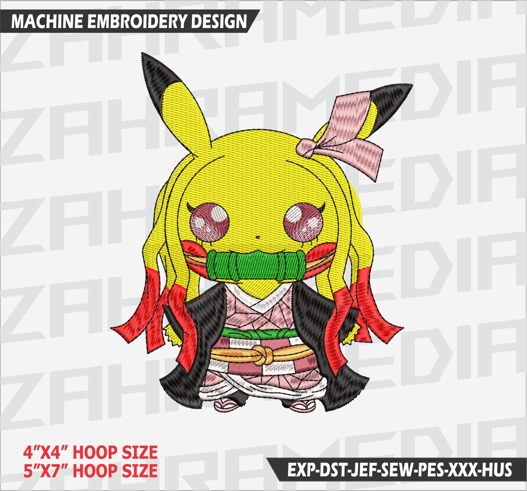 Anime Inspired , Machine Embroidery Design, Files, INSTANT D - Inspire ...