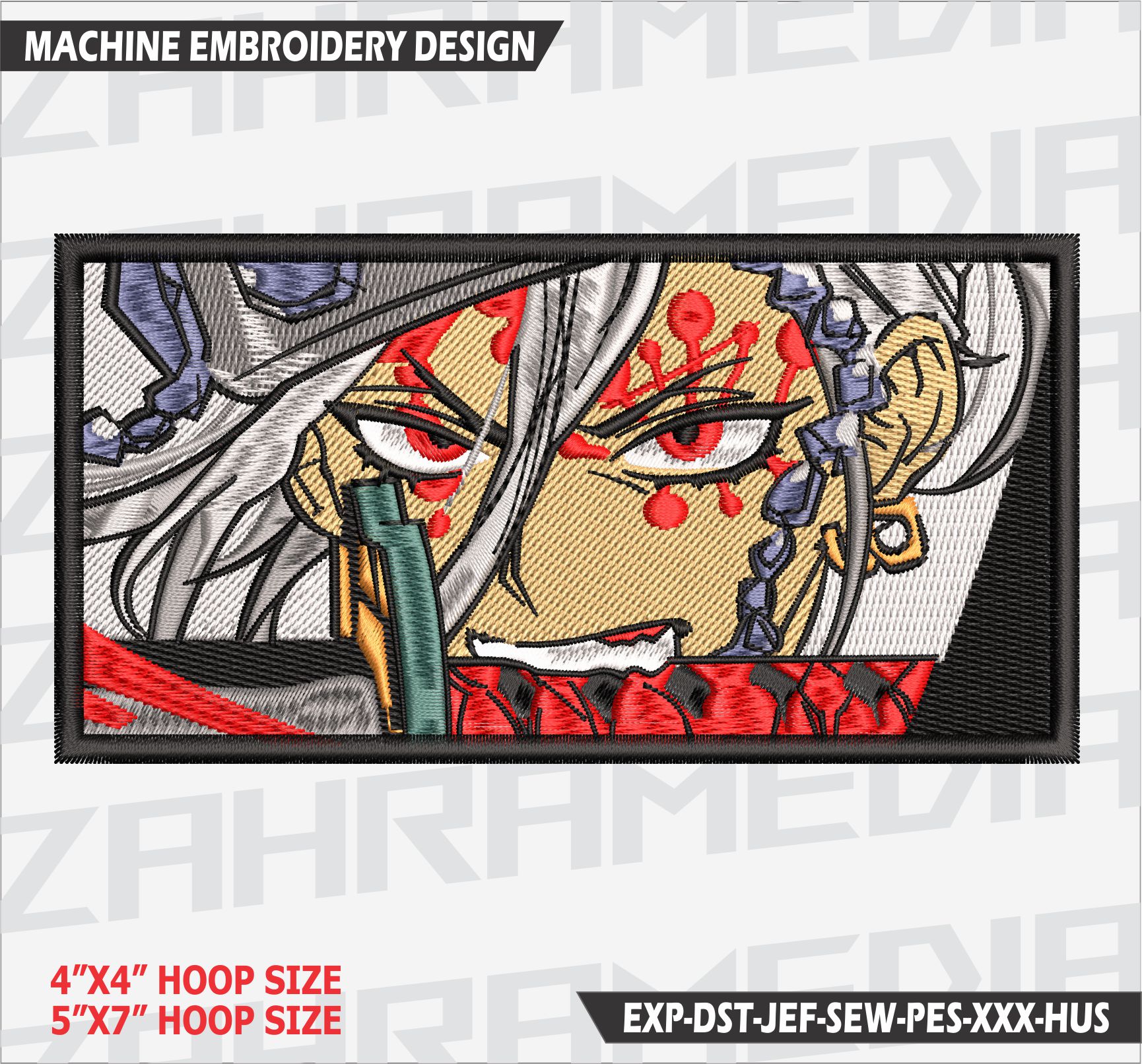 Anime Inspired , Machine Embroidery Design, Files, INSTANT D | Inspire ...