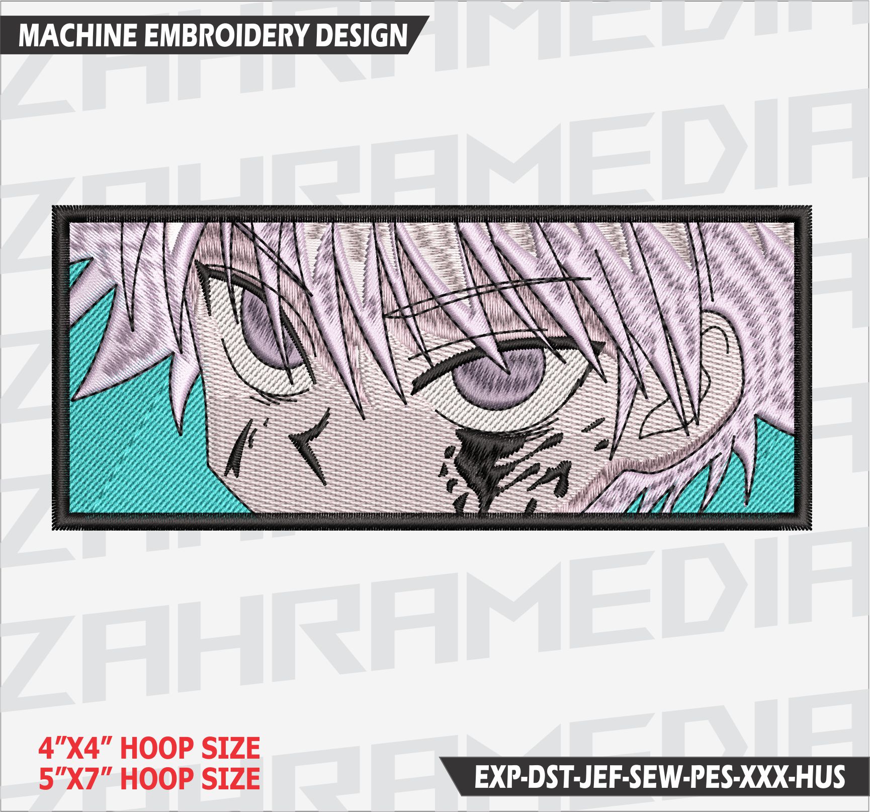 Anime Inspired , Machine Embroidery Design, Files, INSTANT D | Inspire ...