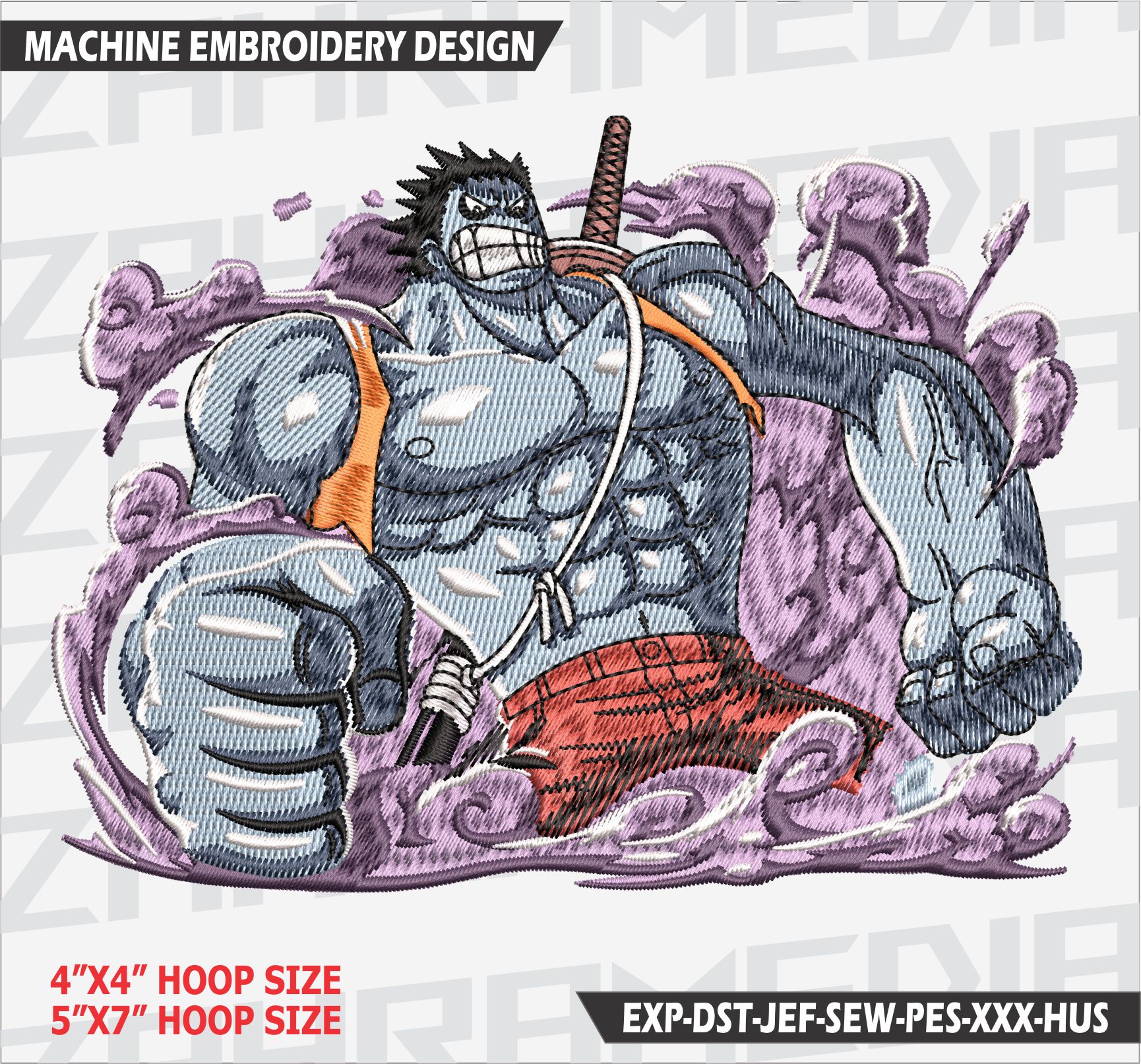 Anime Inspired , Machine Embroidery Design, Files, INSTANT D | Inspire ...