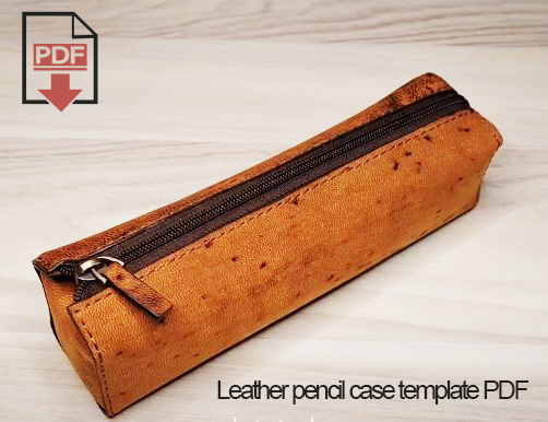 Leather pencil case template PDF | Inspire Uplift