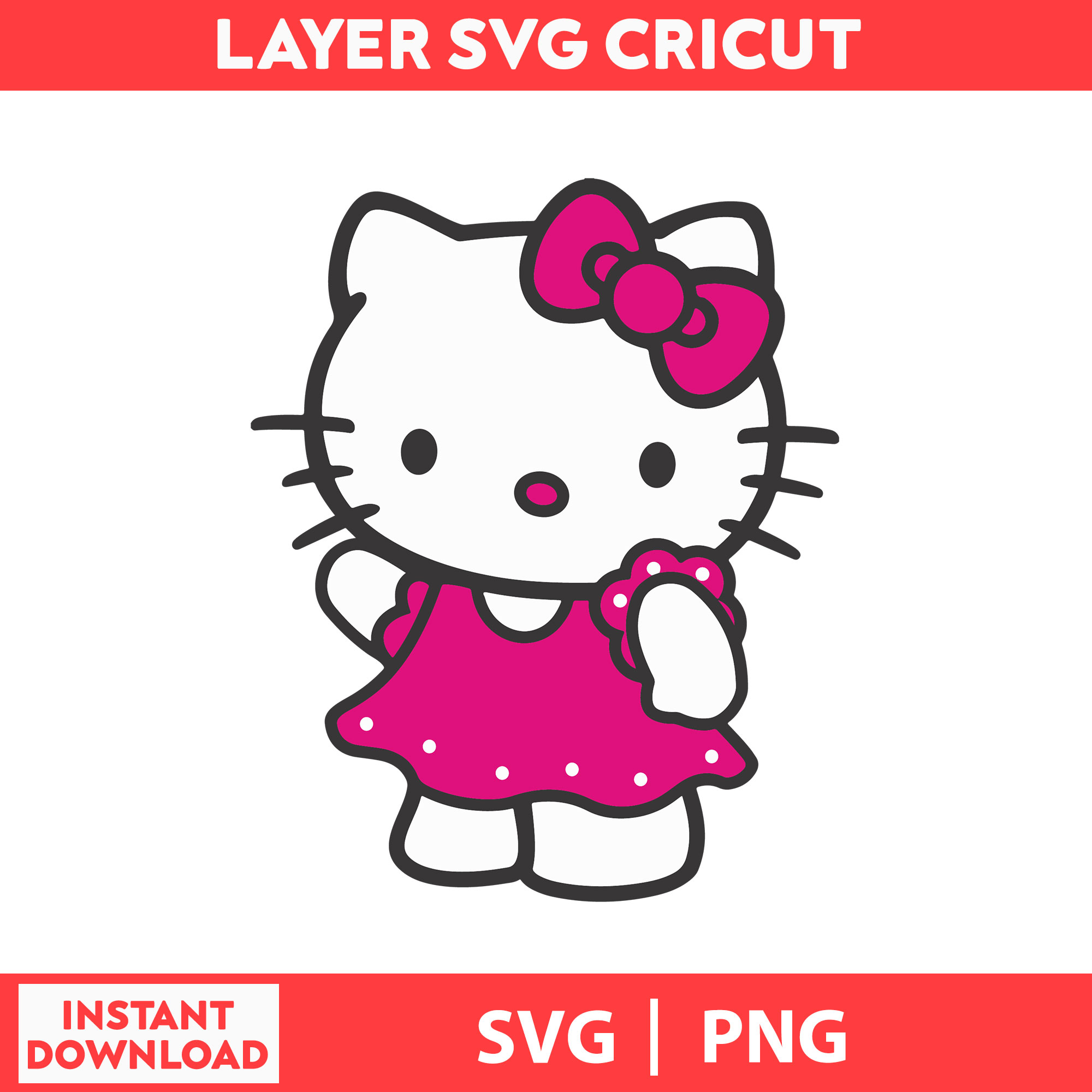 Theme Hello Kitty Pink, Cute Cat Svg, Kitty Svg, Kawaii Kitt | Inspire ...