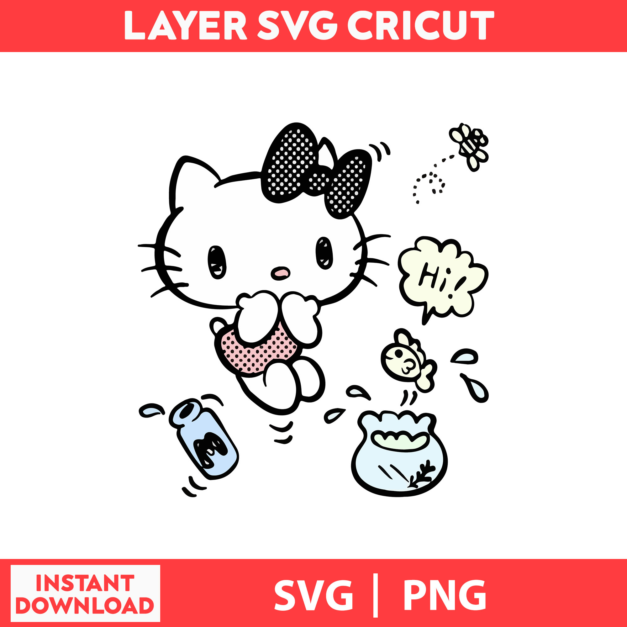 Hello Kitty Felix Toy, Cute Cat Svg, Kitty Svg, Kawaii Kitty | Inspire ...