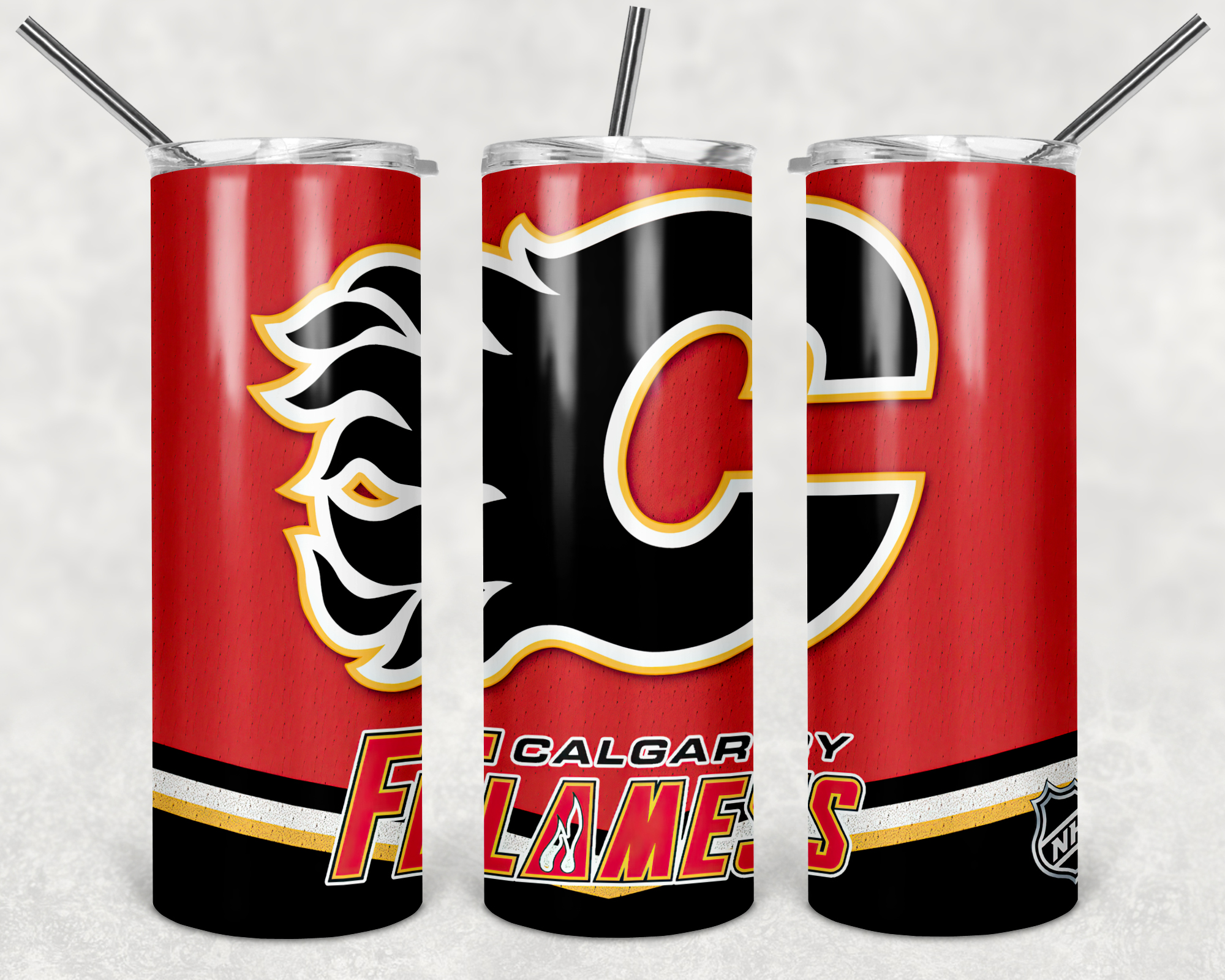 Calgary Flames Tumbler Wrap Design - JPEG & PNG - Sublimatio | Inspire ...