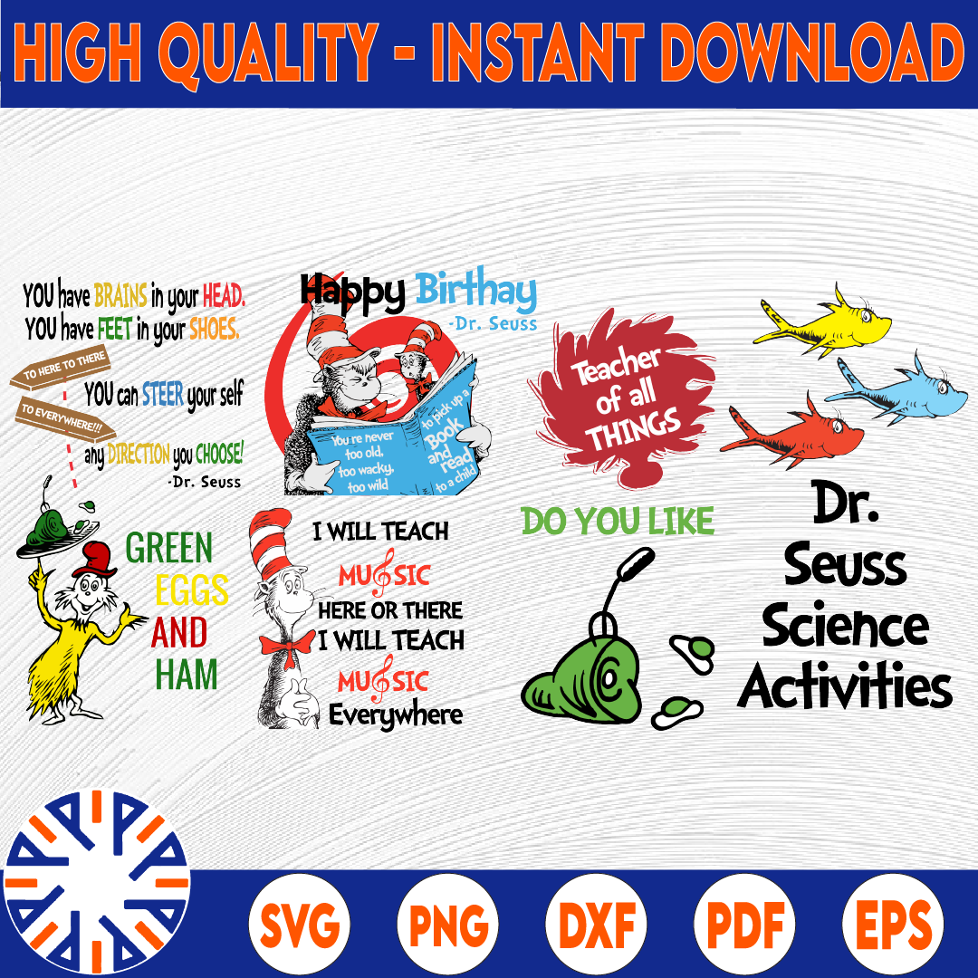 Bundle Dr Seuss hat, Thing 1 thing 2, Cat in the hat, thing | Inspire ...