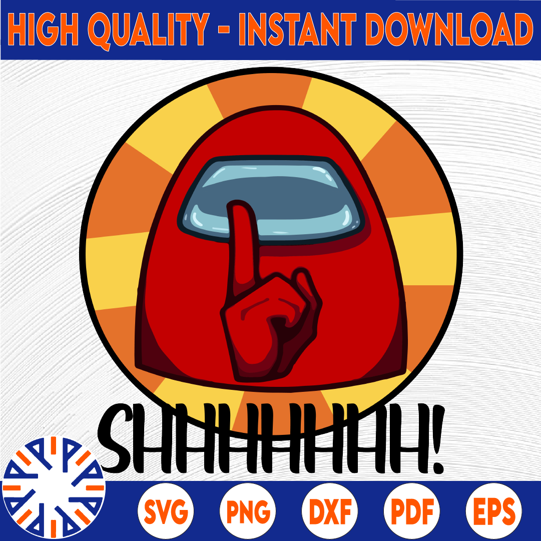 Shhhhhh!!!! Astronaut SVG PNG DXF - Inspire Uplift