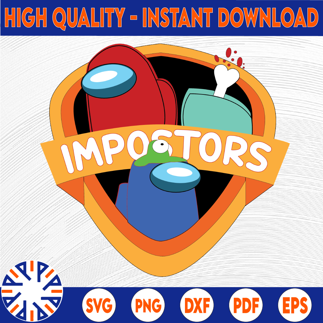 Imposter Impostor Among Game Us Sus svg png dxf eps digital | Inspire ...