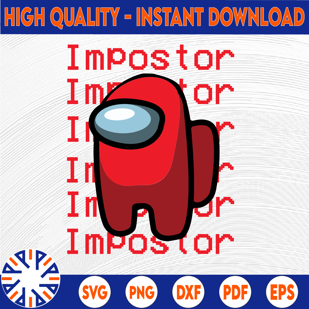 Among Us Impostor Svg, Funny Video Game, Among Us Svg, Gamer | Inspire ...