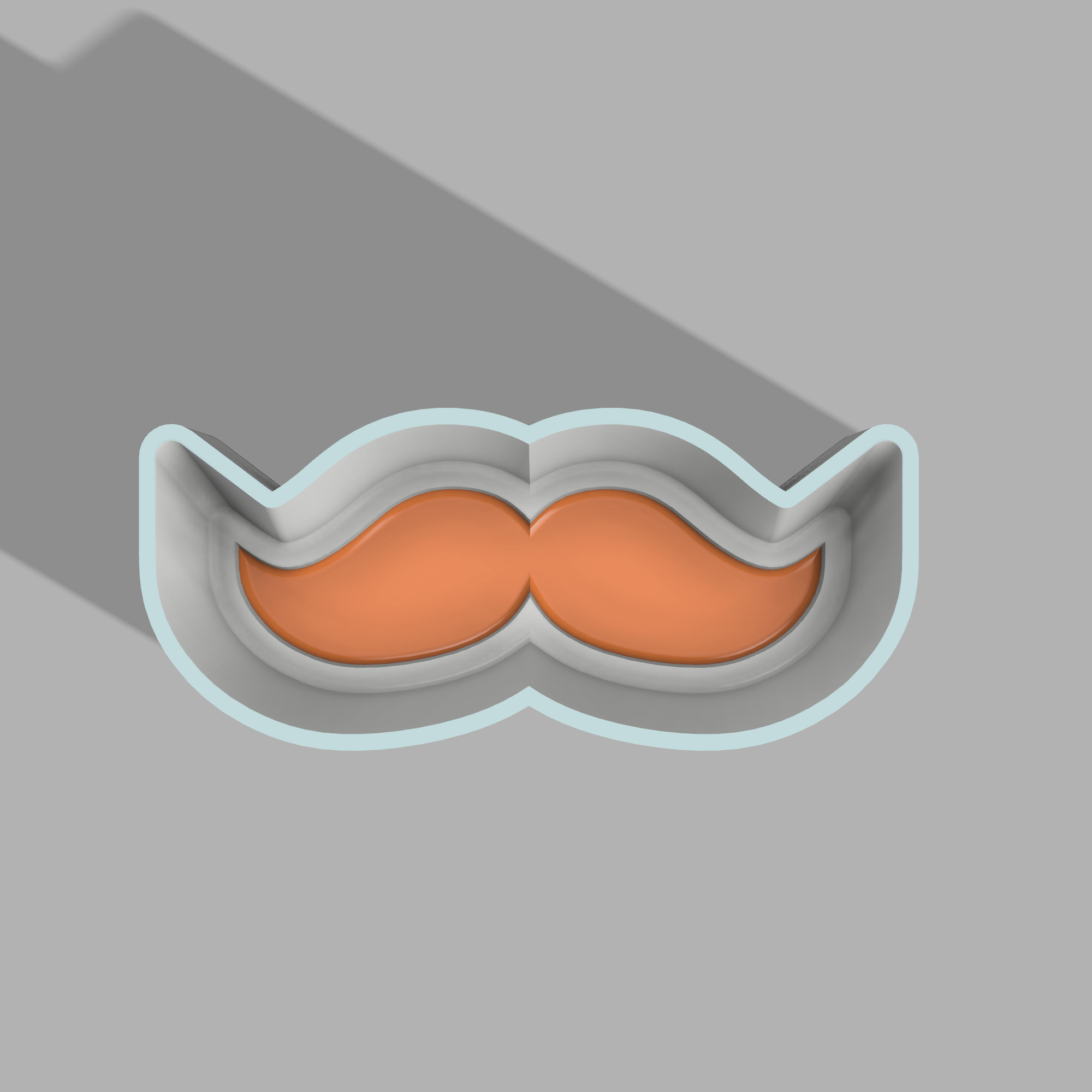 Moustache BATH BOMB MOLD STL file | Inspire Uplift