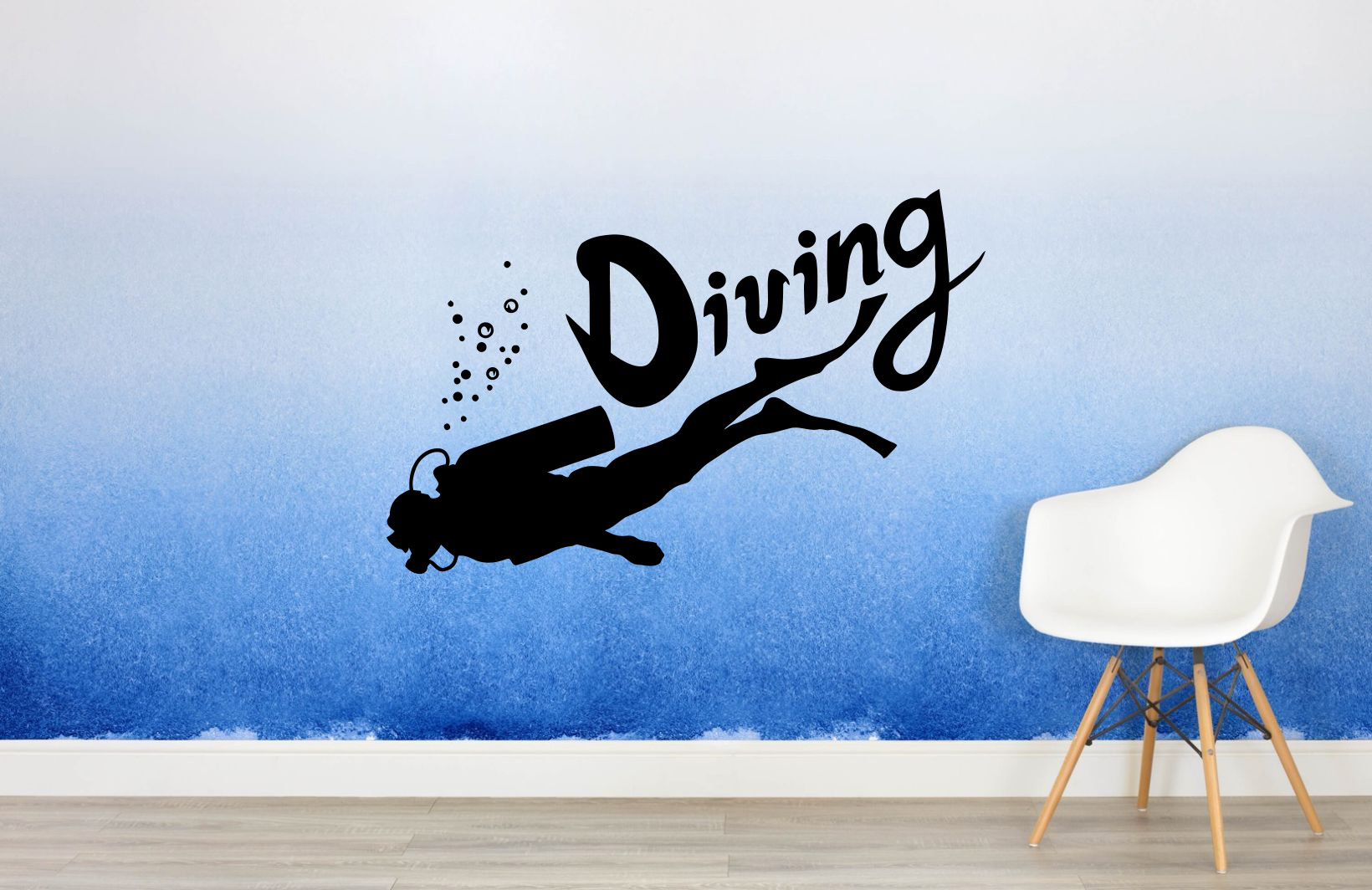 Diving Sticker, Sport, Equipment, Wall Sticker Vinyl Decal M - Inspire ...