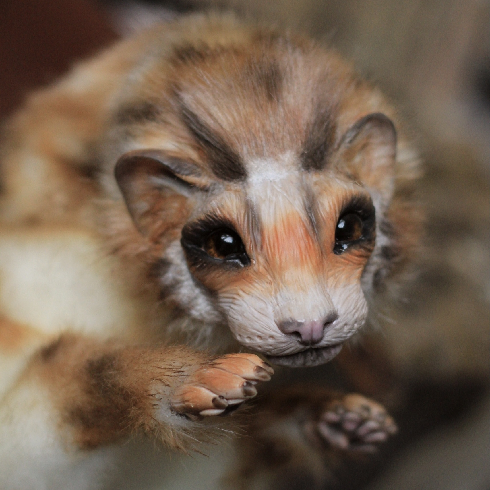Ferret toy. Polecat fur toy. Fitch ginger doll. Fantasy toy. | Inspire ...