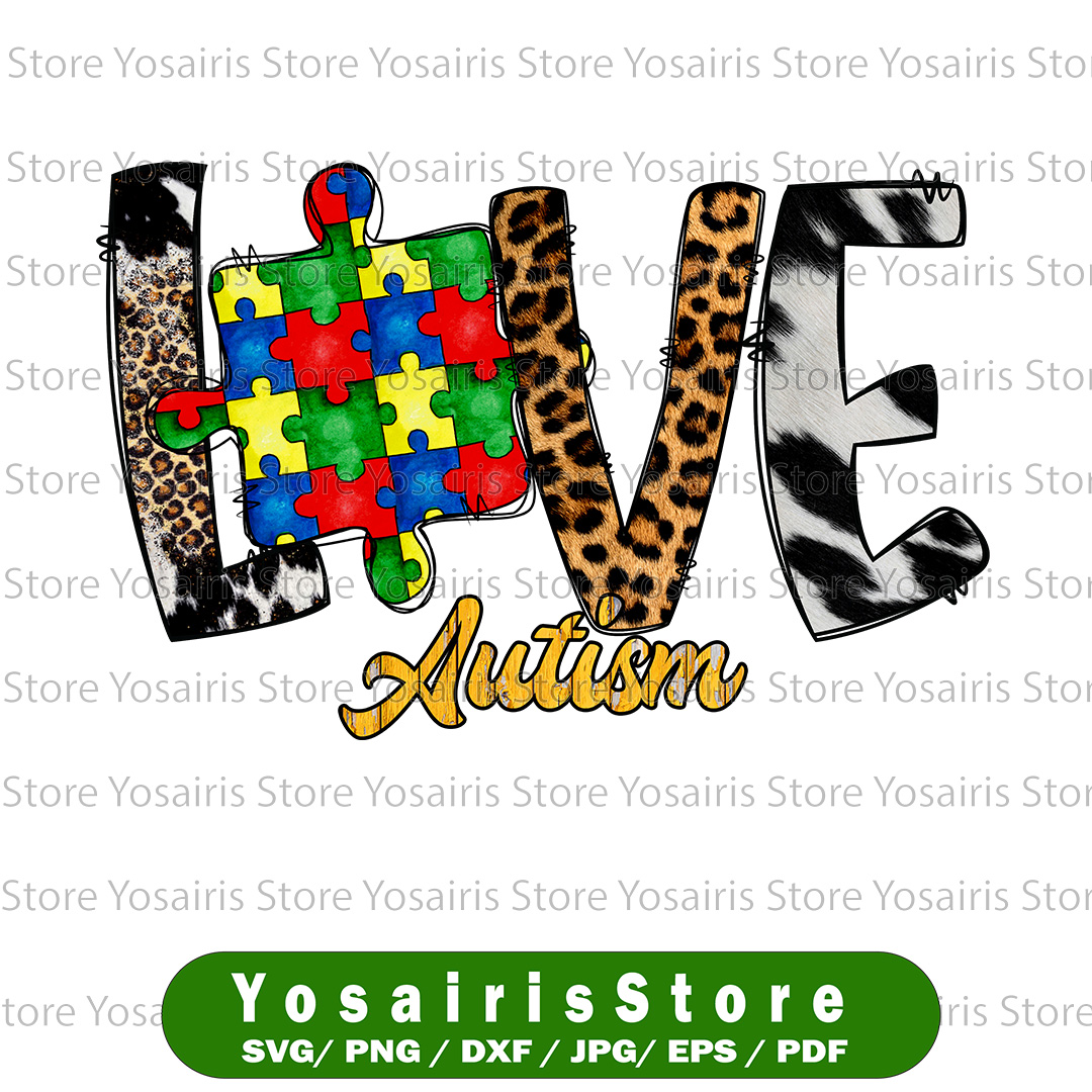 Love Autism PNG, Autism Awareness, Autism PNG, Autism Design - Inspire ...